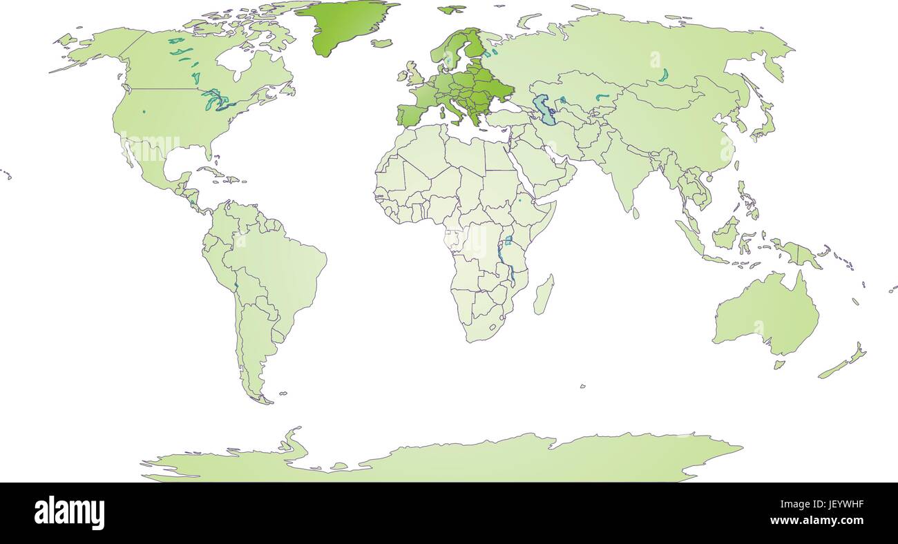 Europe map borders hi-res stock photography and images - Alamy