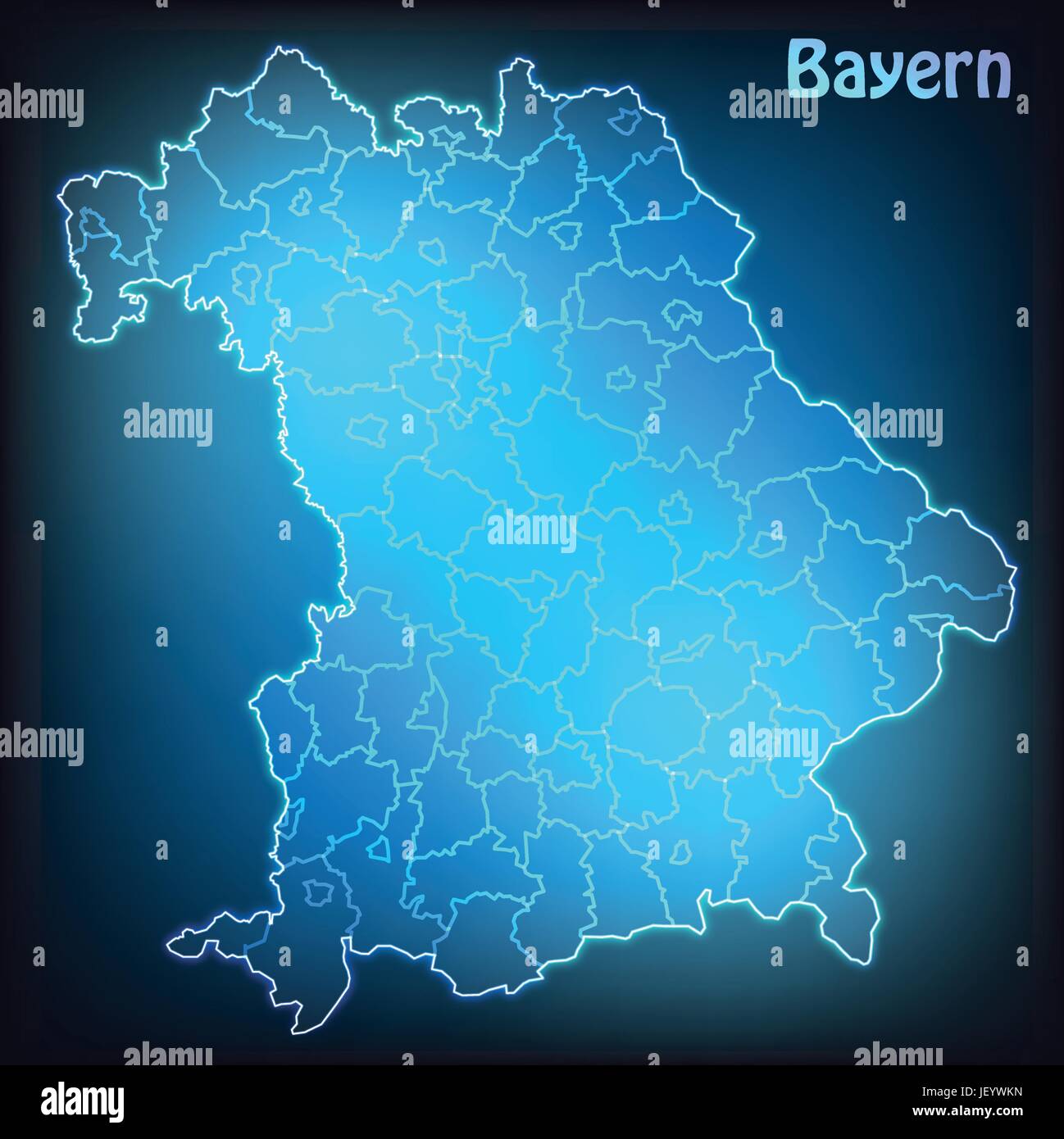 bavaria, card, atlas, map of the world, map, bavaria, neon, circle ...
