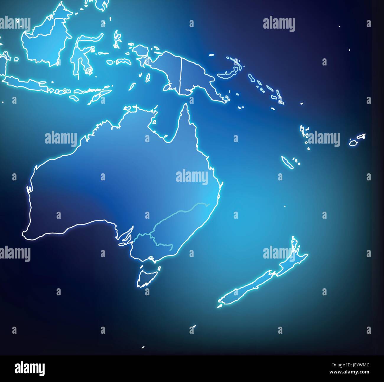 map of australia with borders in bright colors Stock Vector Image & Art ...