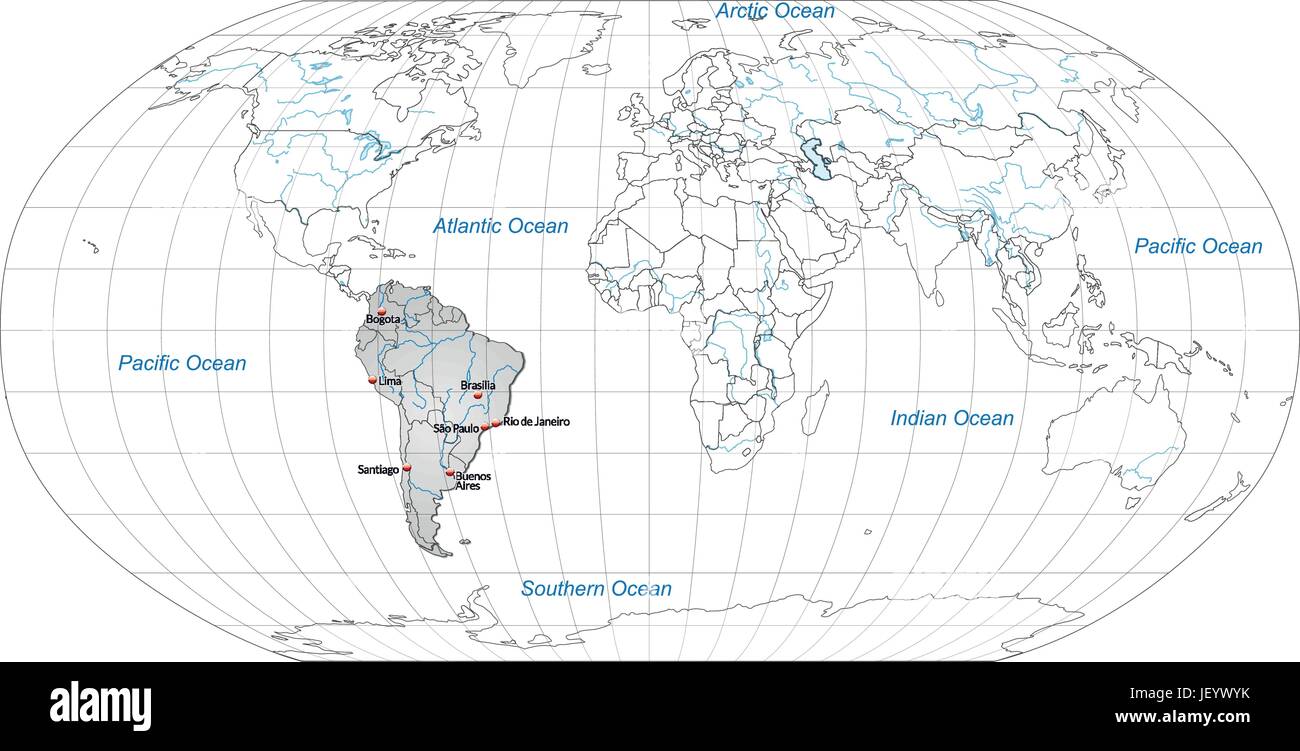 card, globe, planet, earth, world, atlas, map of the world, map, south ...