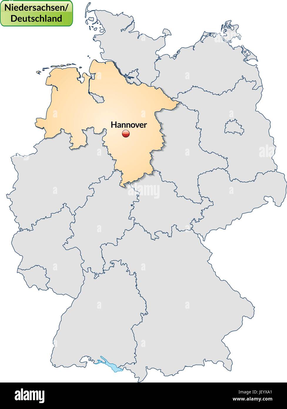 Hanover germany map Stock Vector Images - Alamy