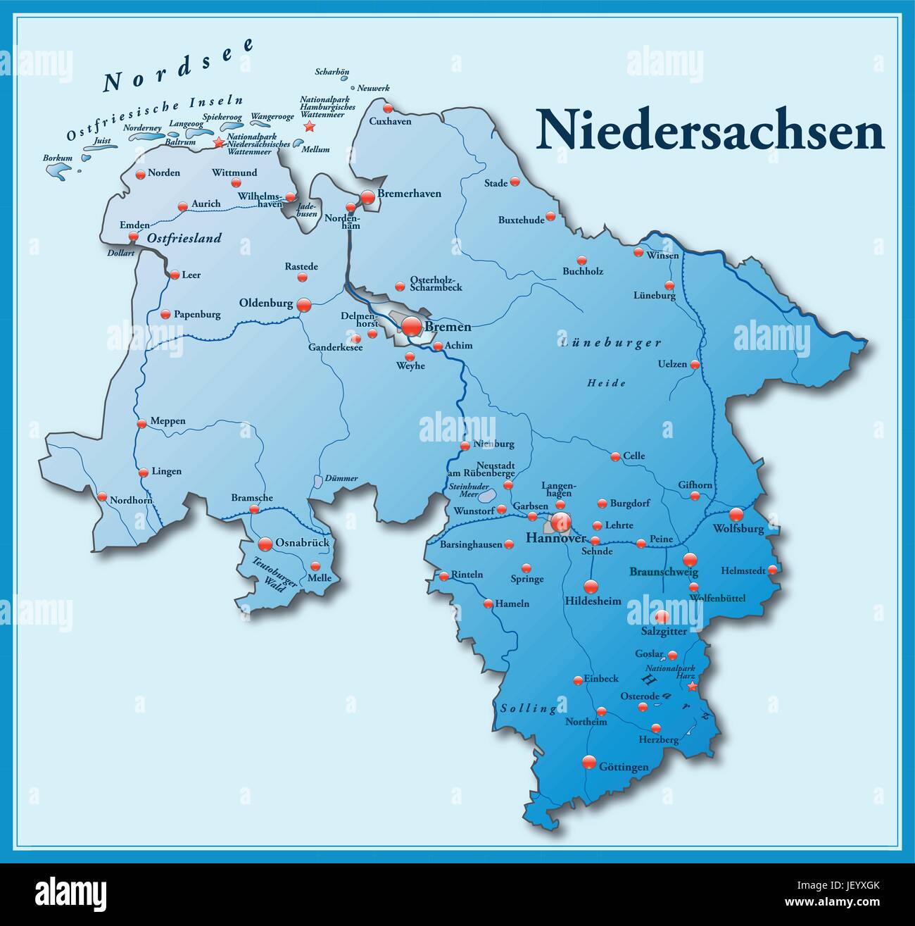 card, atlas, map of the world, map, card, lower saxony, state, atlas ...