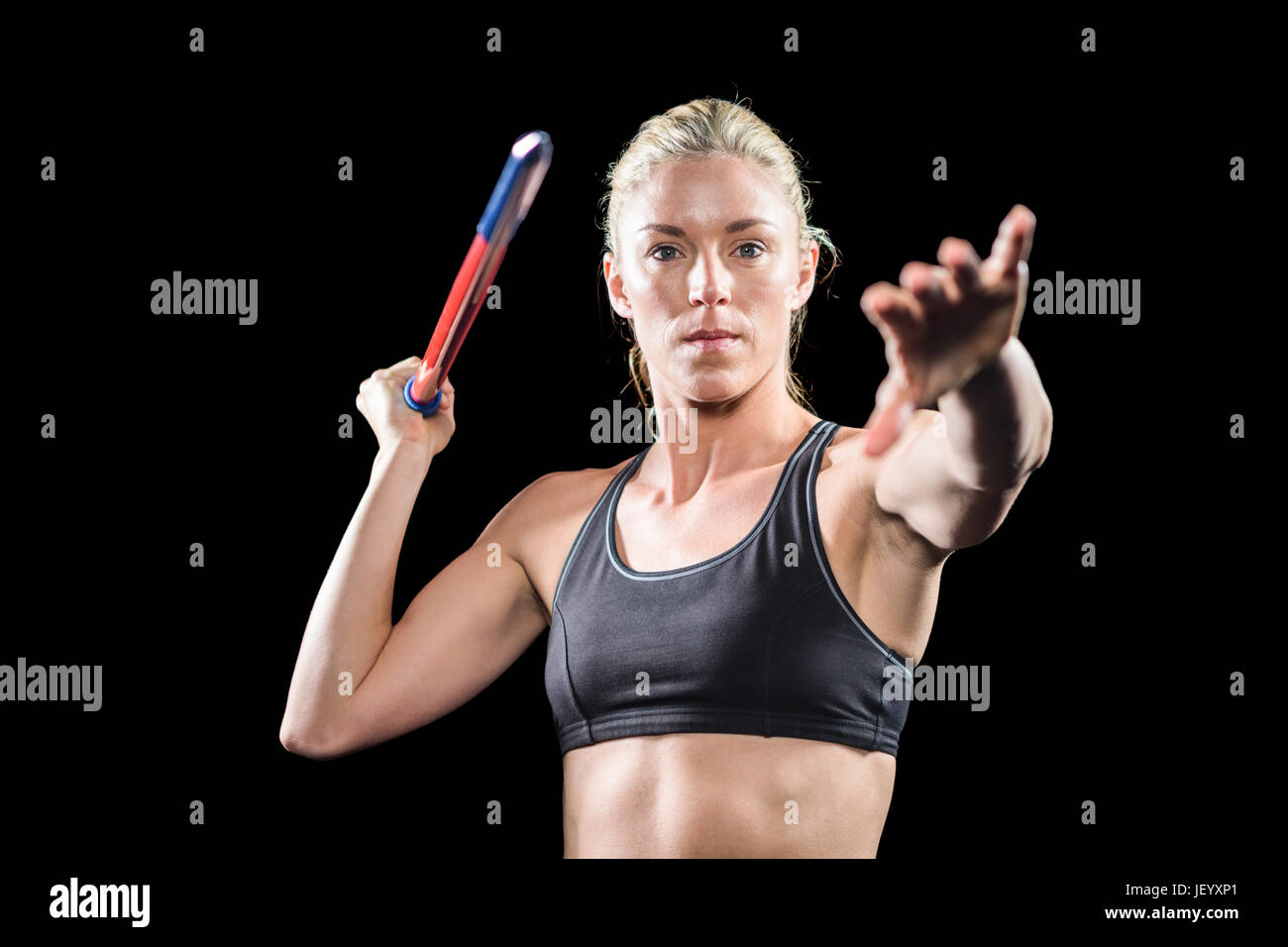 Athlete preparing to throw javelin Stock Photo - Alamy