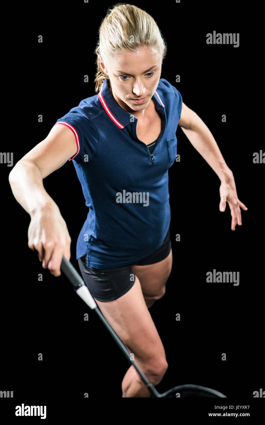 Badminton racquet cut out hi-res stock photography and images - Alamy