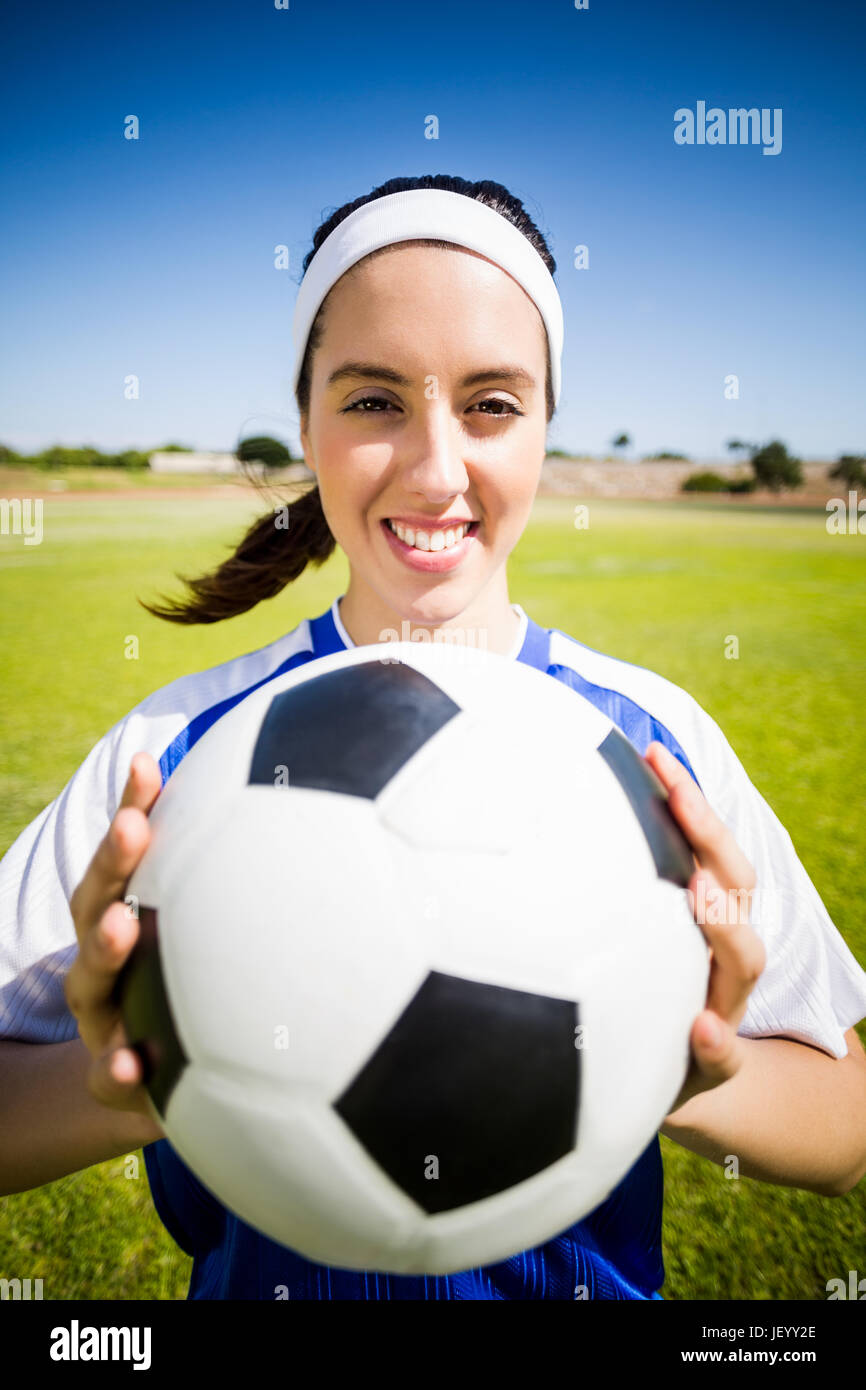 Happy soccer player hi-res stock photography and images - Alamy