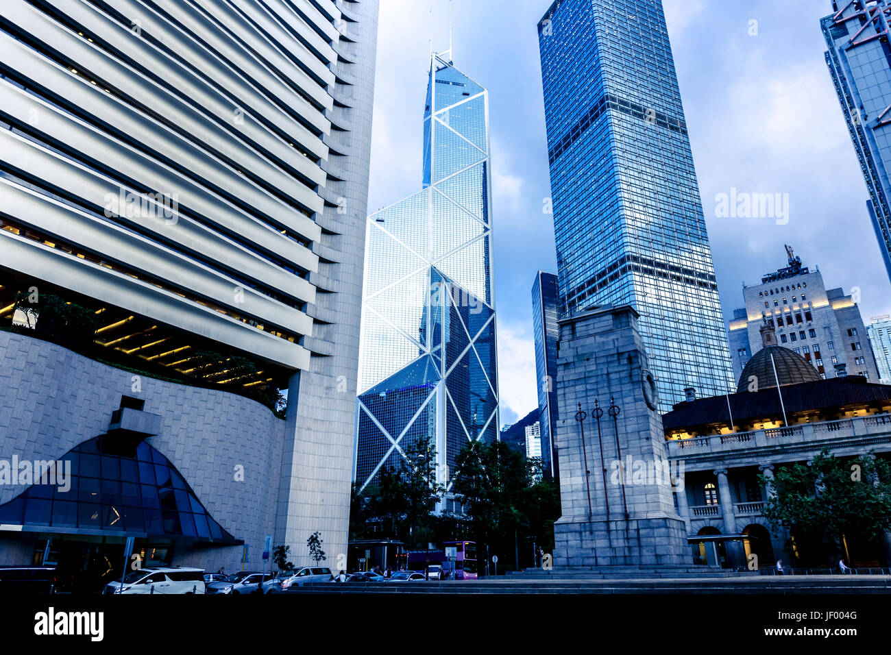 22 June, 2017 - Central, Hong Kong : Modern office building at Central ...