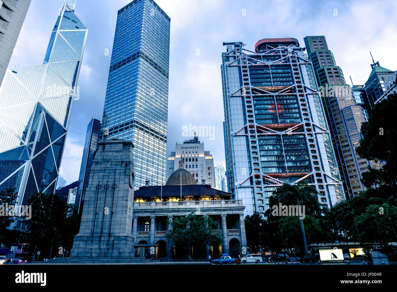 22 June, 2017 - Central, Hong Kong : Modern office building at Central ...