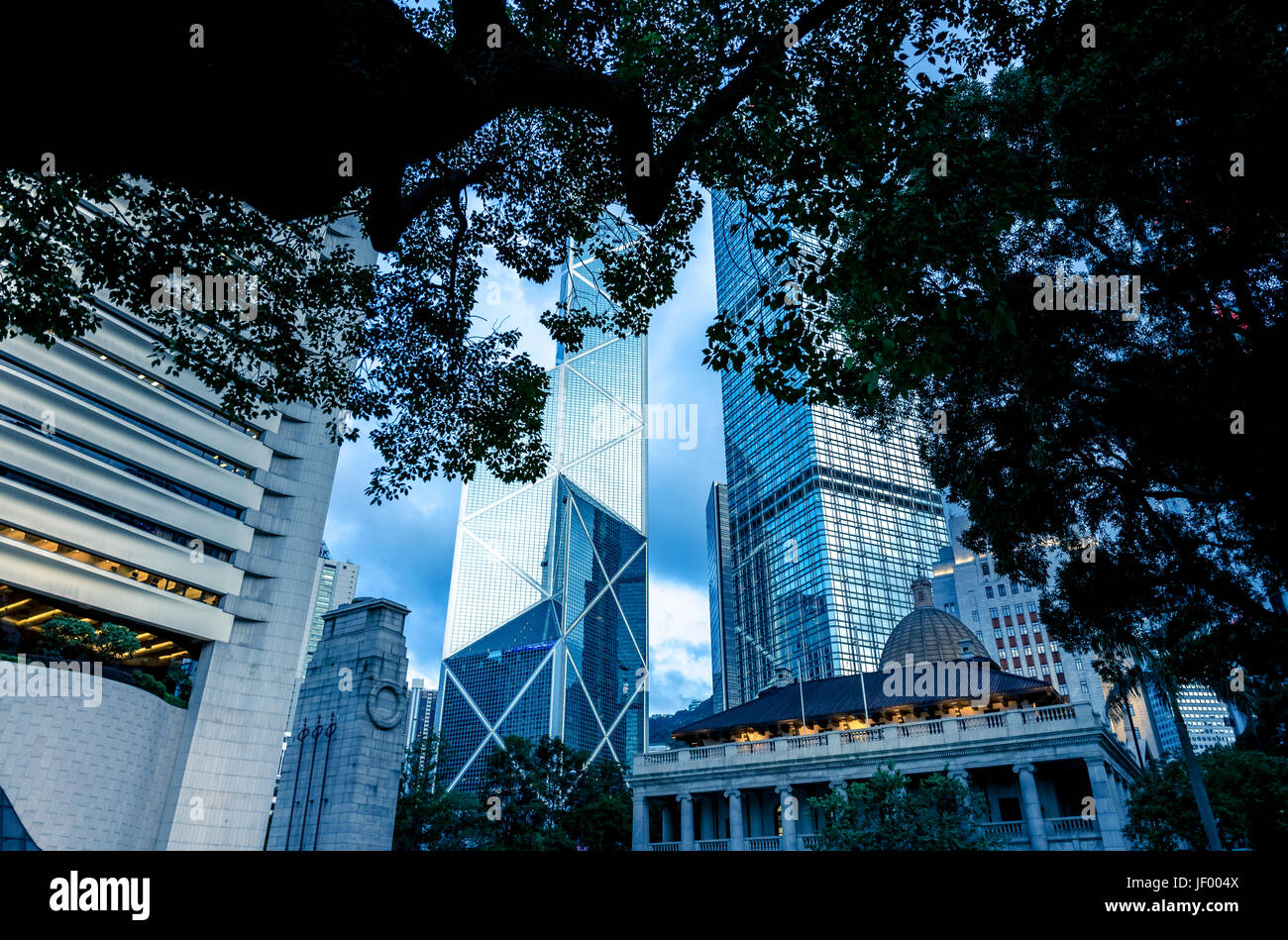 22 June, 2017 - Central, Hong Kong : Modern office building at Central ...