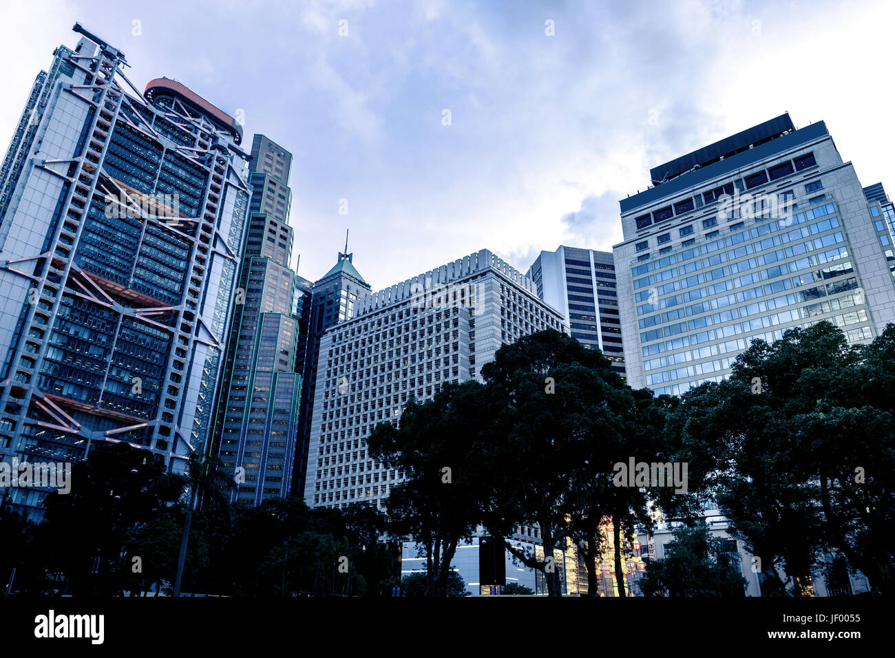 22 June, 2017 - Central, Hong Kong : Modern office building at Central ...