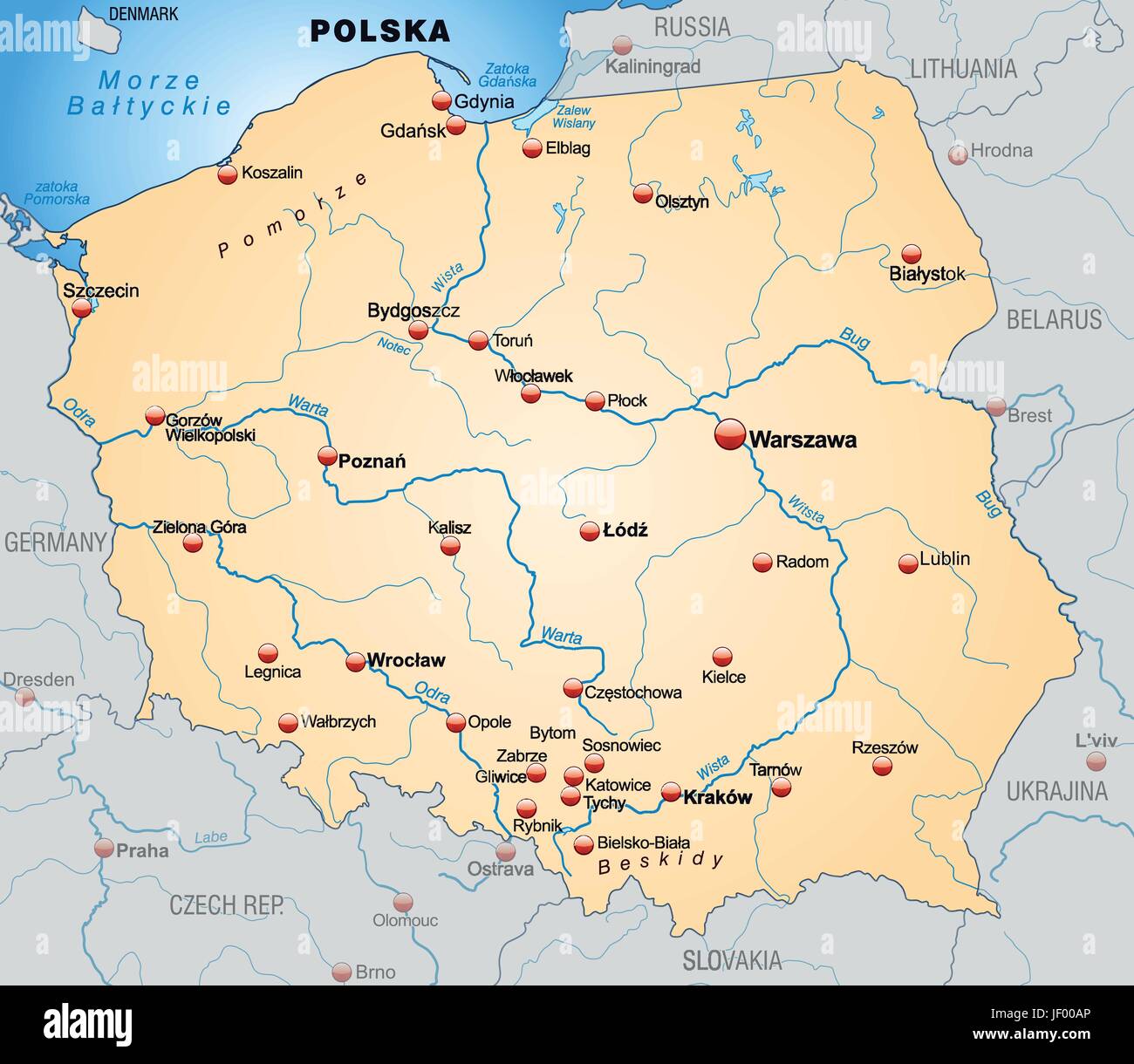 border, poland, card, synopsis, borders, atlas, map of the world, map ...