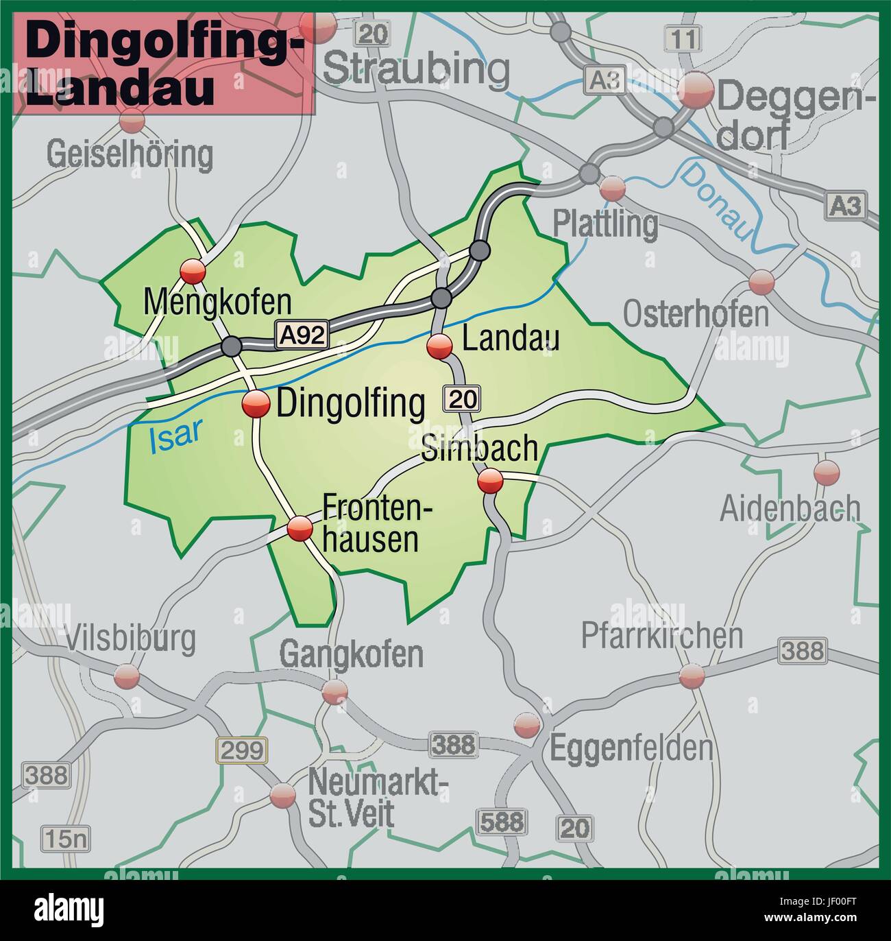 Map of landau hi-res stock photography and images - Alamy