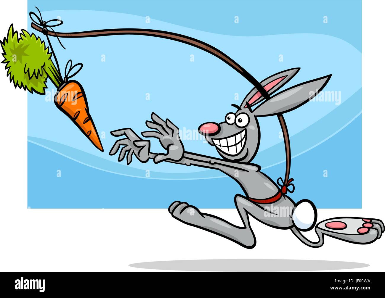 Cartoon rabbit carrot hi-res stock photography and images - Alamy