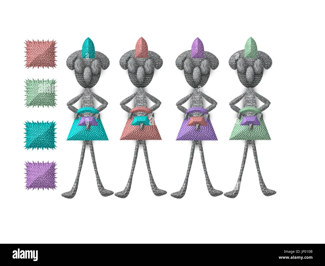 Leather dresses Cut Out Stock Images & Pictures - Alamy