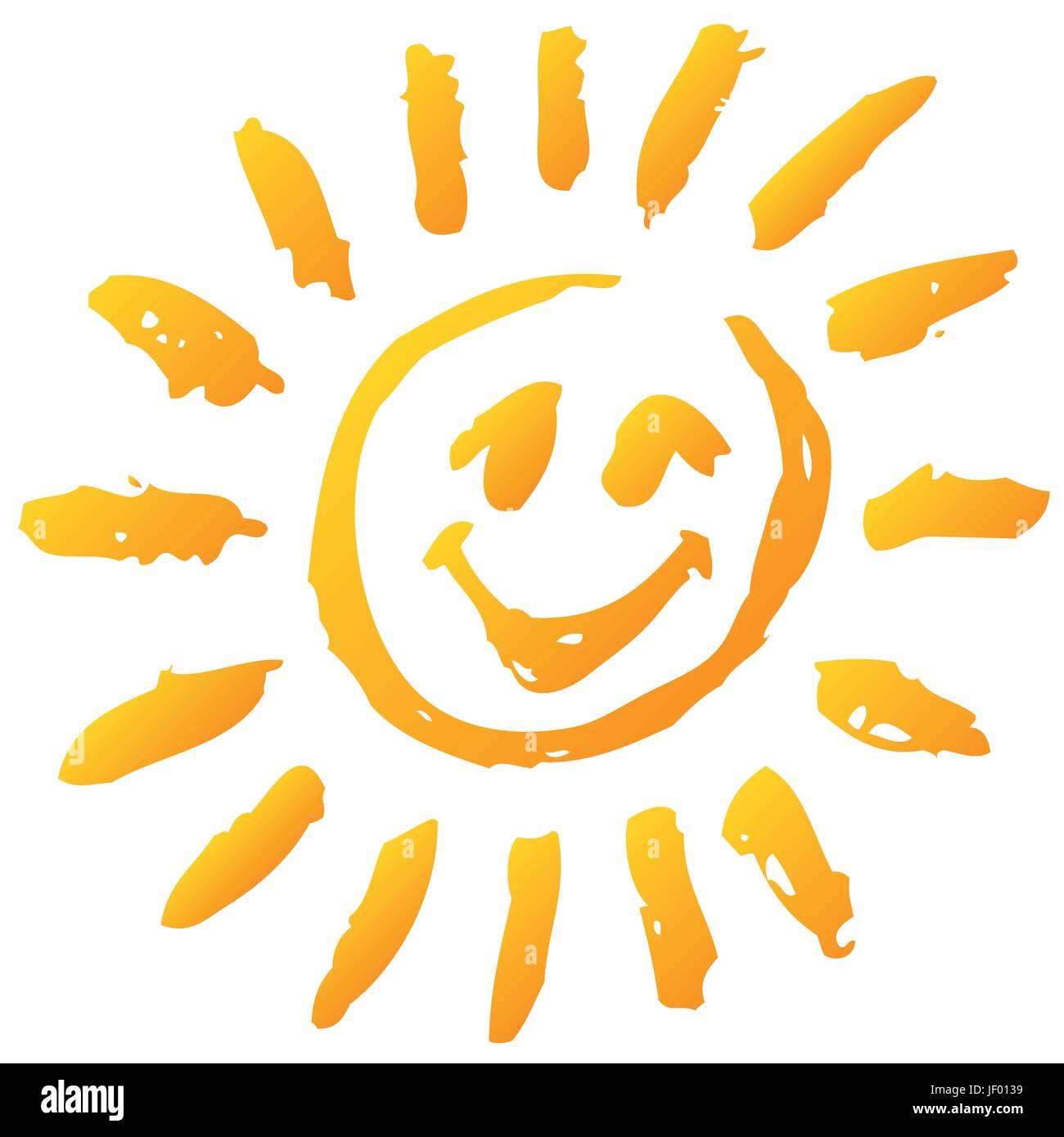 little funny sun and sunshine Stock Vector Image & Art - Alamy