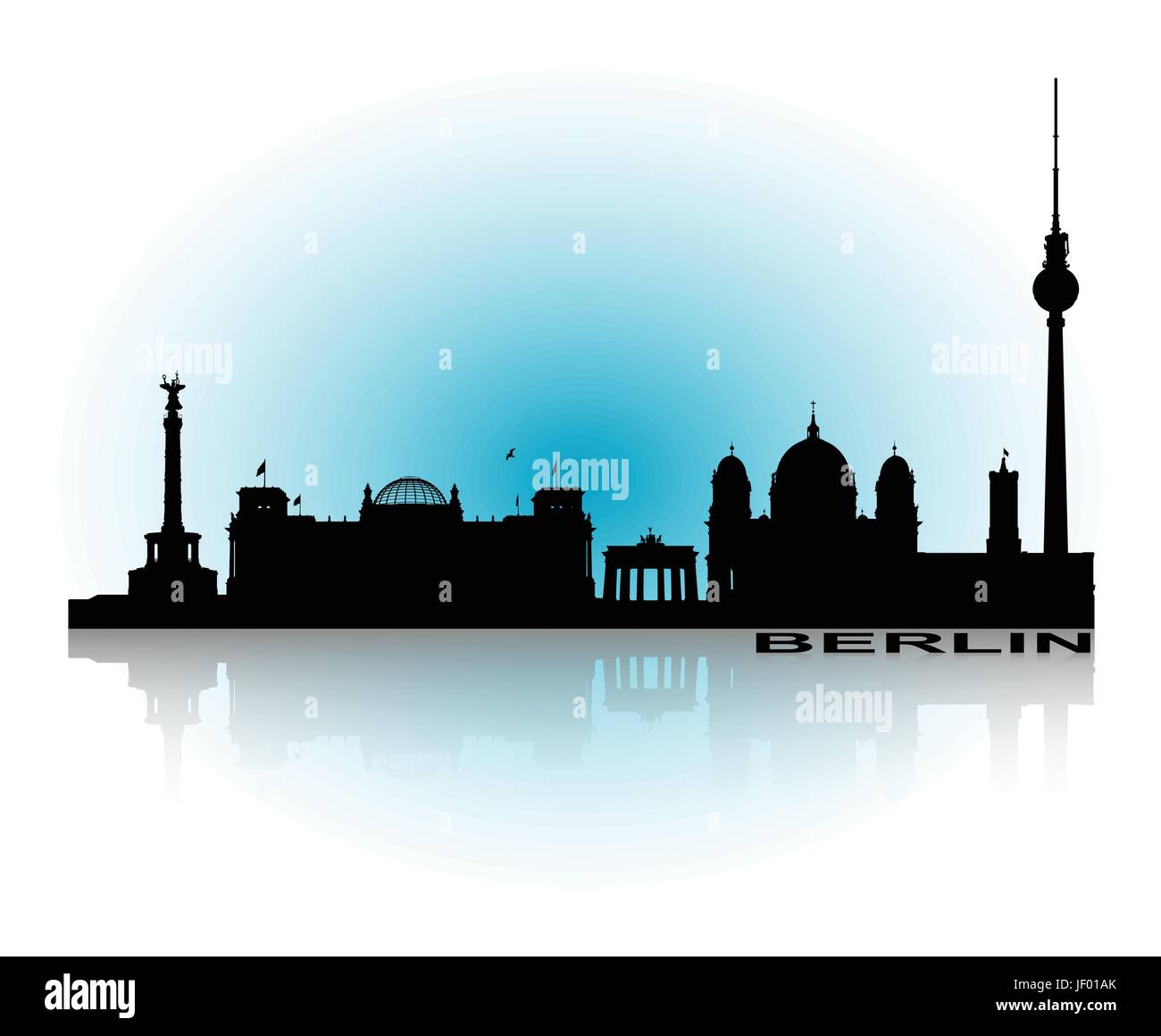 berlin cityscape 2 Stock Vector Image & Art - Alamy