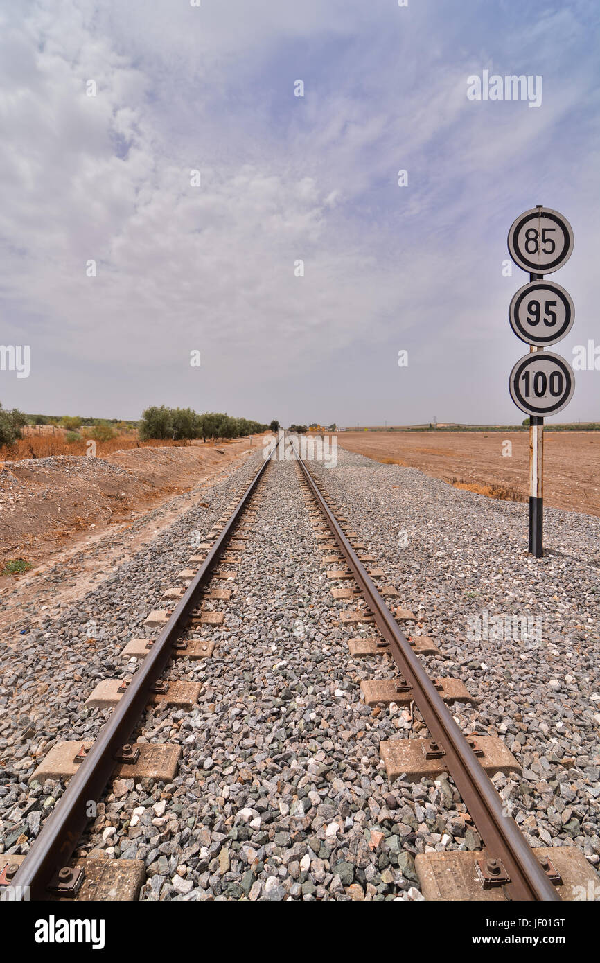 Train Rail Road Stock Photo - Alamy