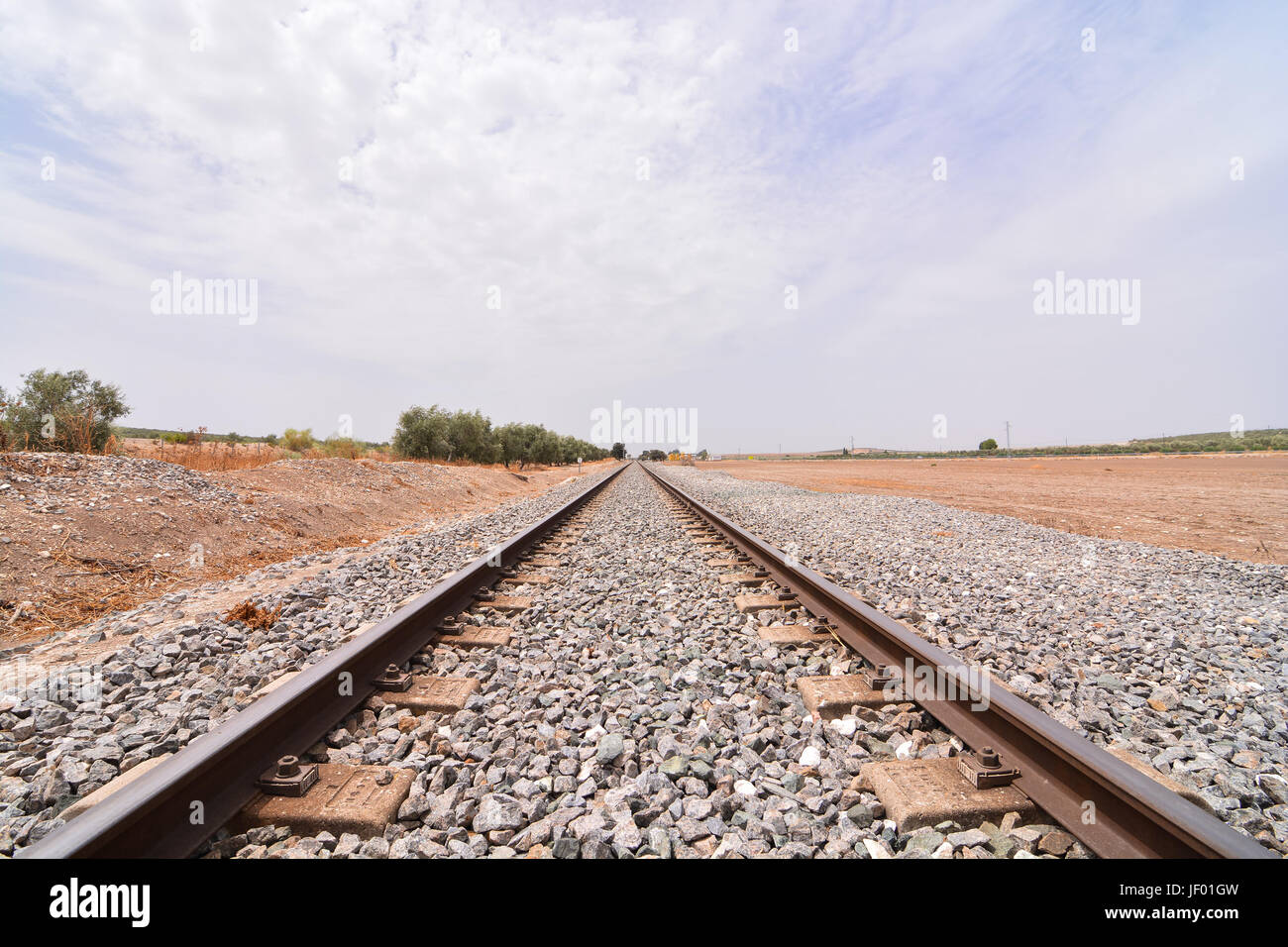 Train Rail Road Stock Photo - Alamy