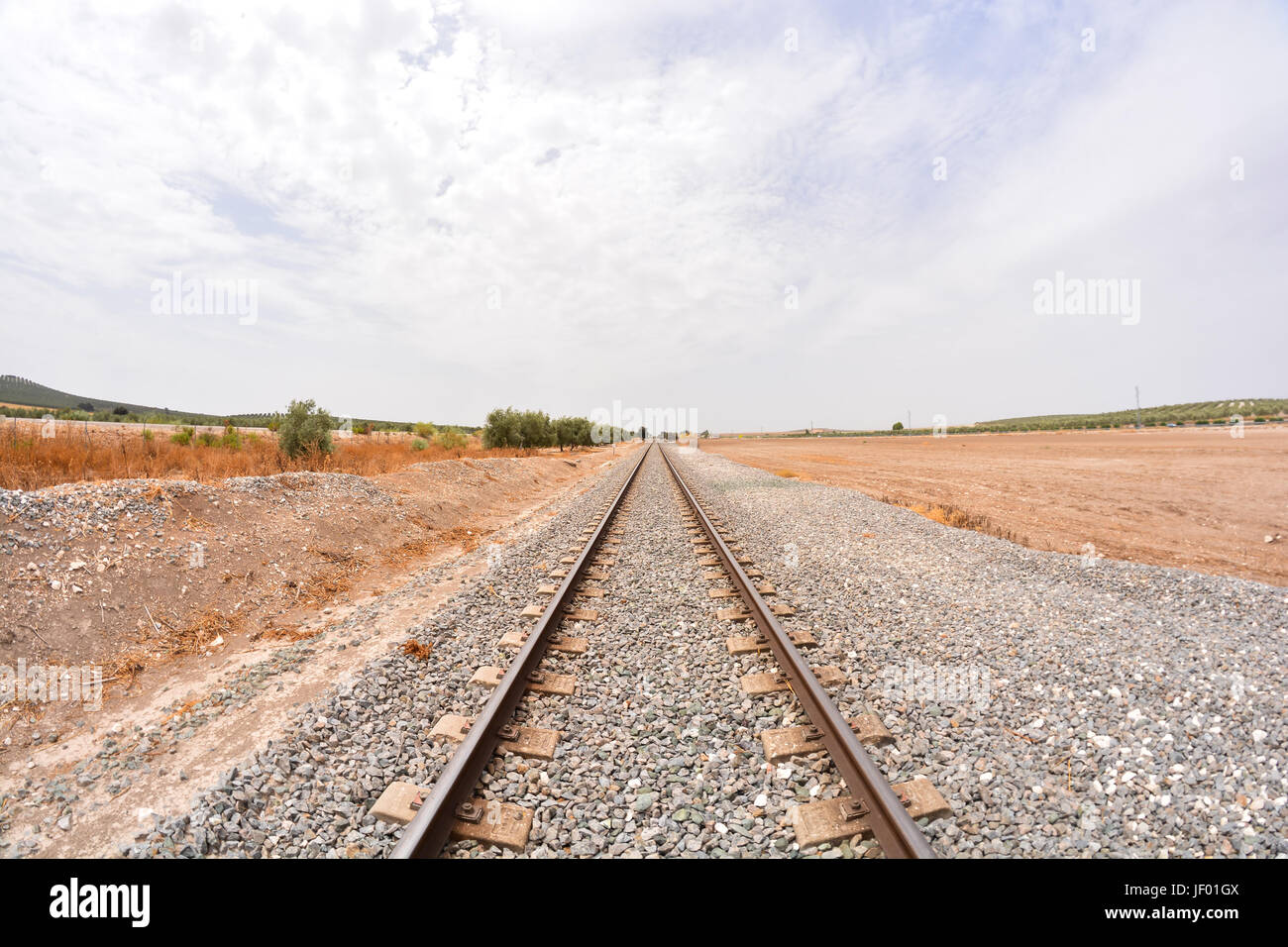 Train Rail Road Stock Photo - Alamy
