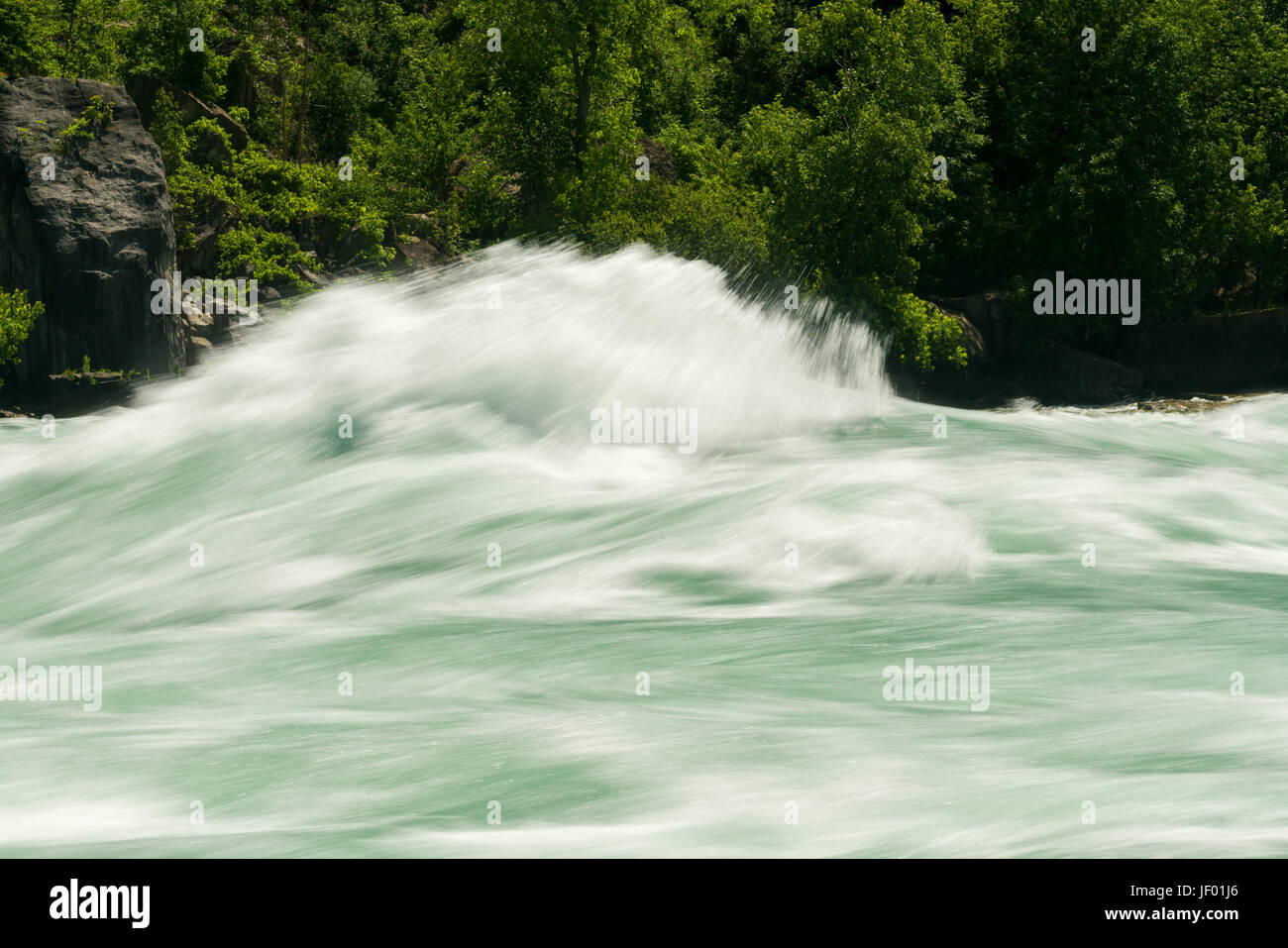 Niagara River at White Water Walk in Canada Stock Photo - Alamy