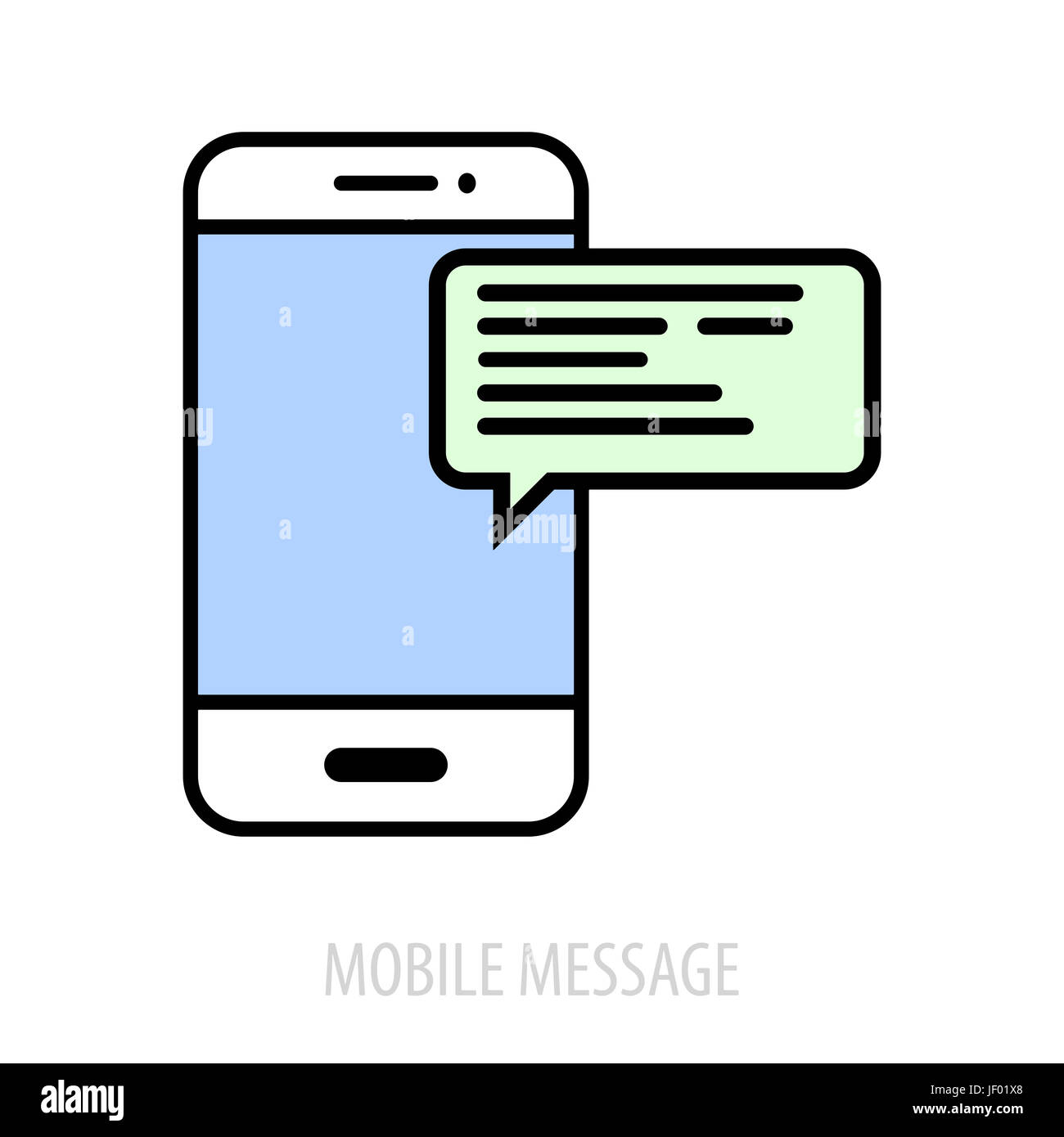 Mobile Message concept Stock Photo - Alamy Mobile Message concept Stock Photo - Alamy