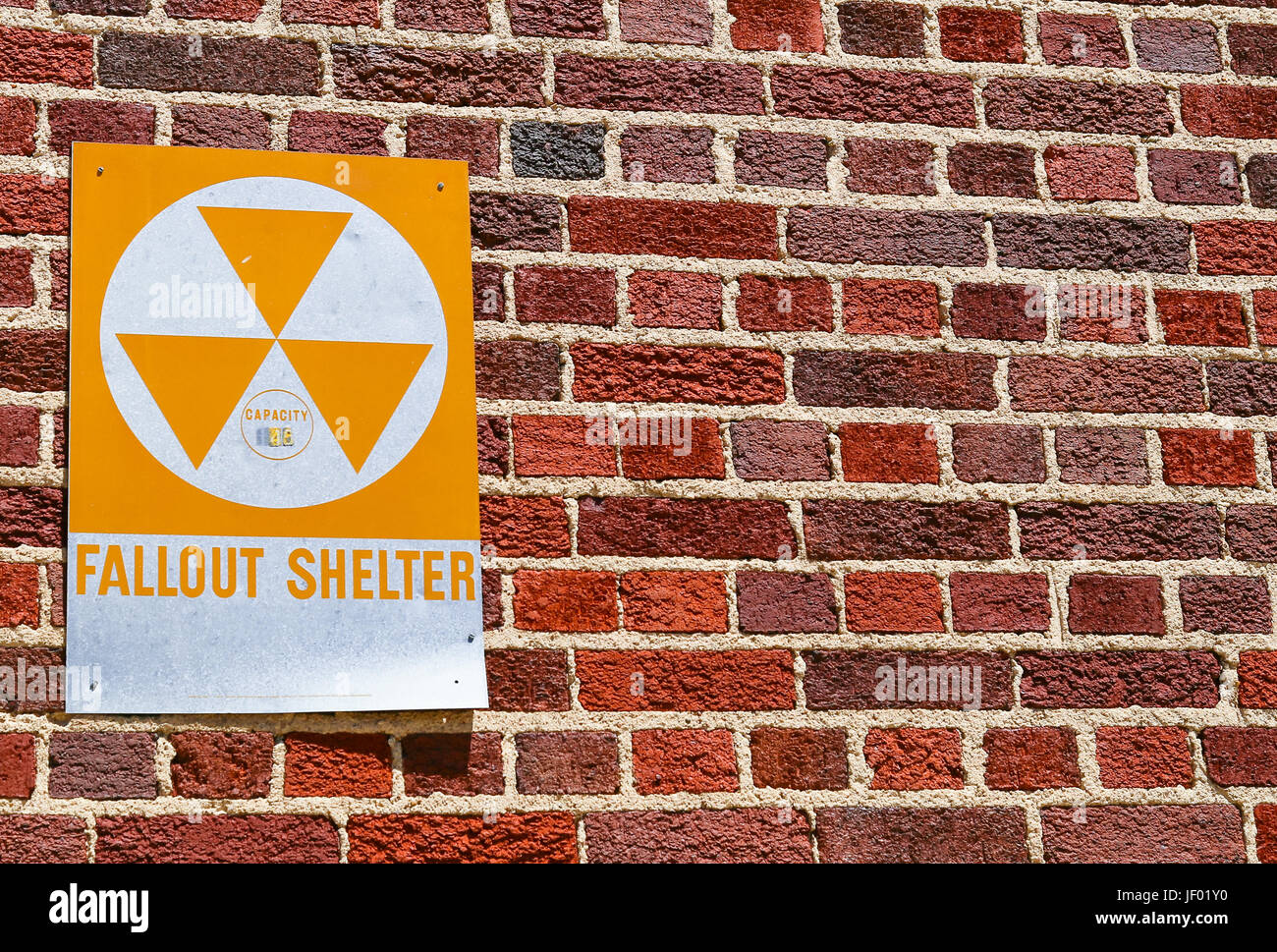 Fallout sign hi-res stock photography and images - Alamy
