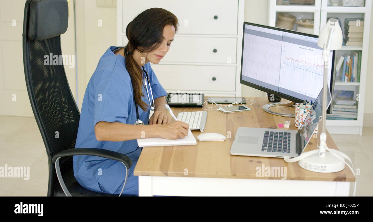 Doctor office desk hi-res stock photography and images - Alamy