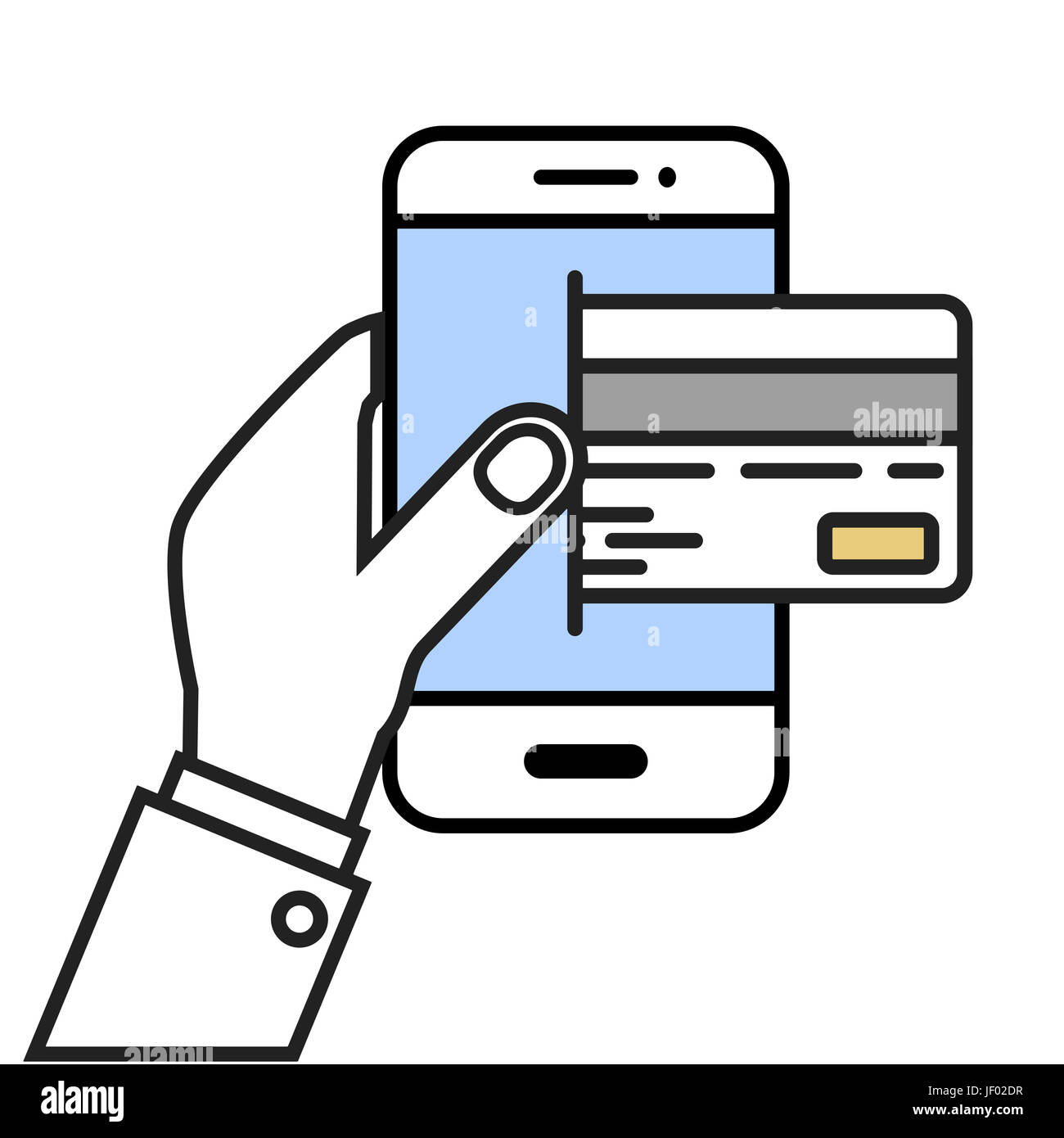 Mobile pay Cut Out Stock Images & Pictures - Alamy