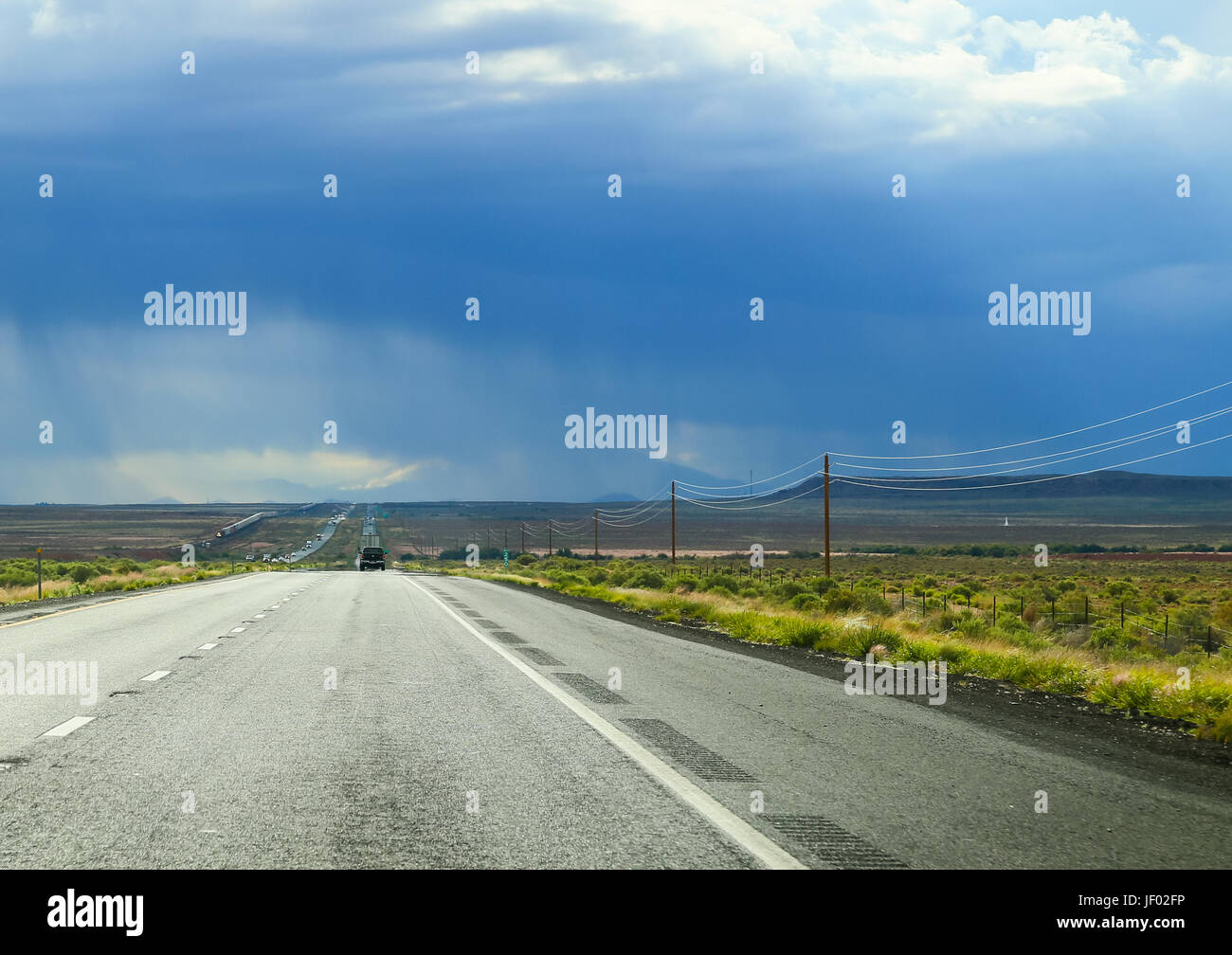 Interstate and Railroad Stock Photo - Alamy