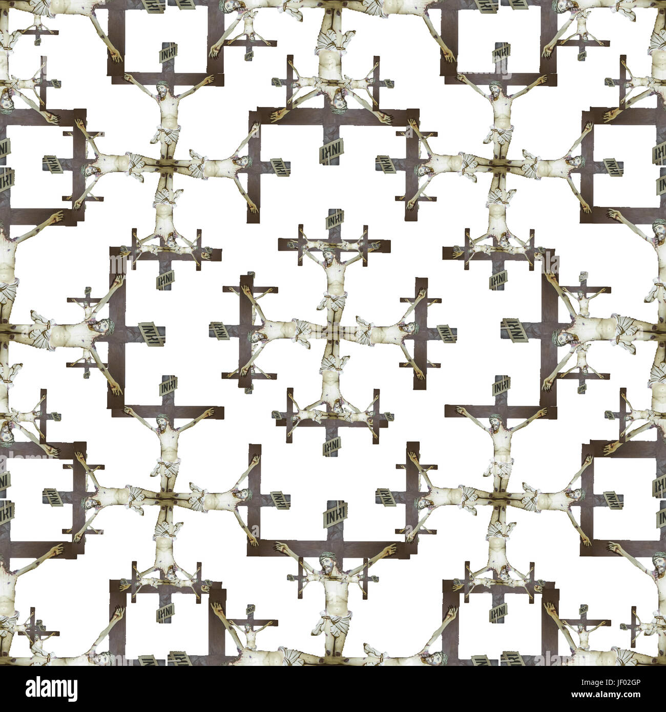 Jesus on the Cross Pattern Stock Photo - Alamy