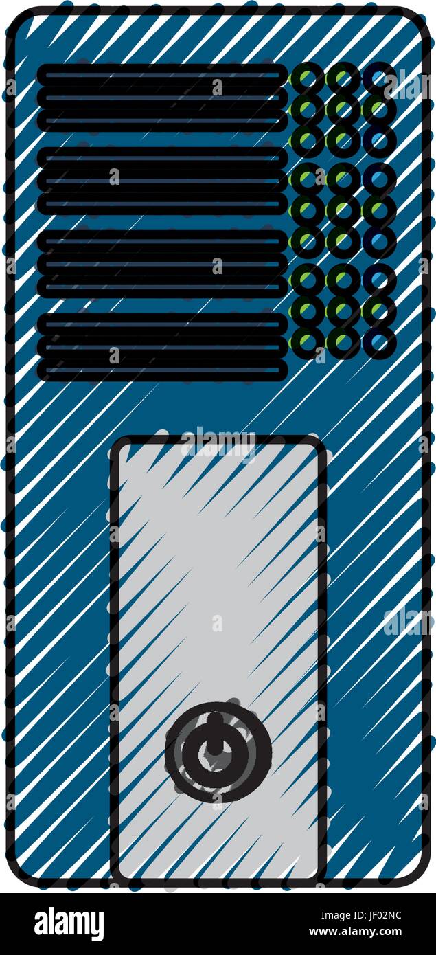 isolated pc tower Stock Vector Image & Art - Alamy