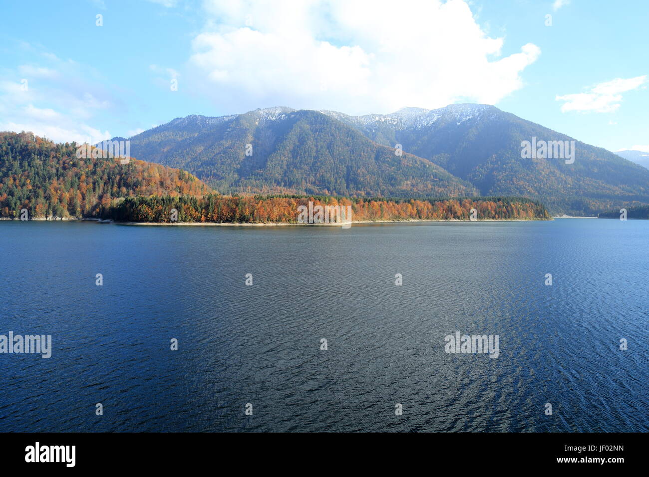 windy lake at autumn Stock Photo - Alamy