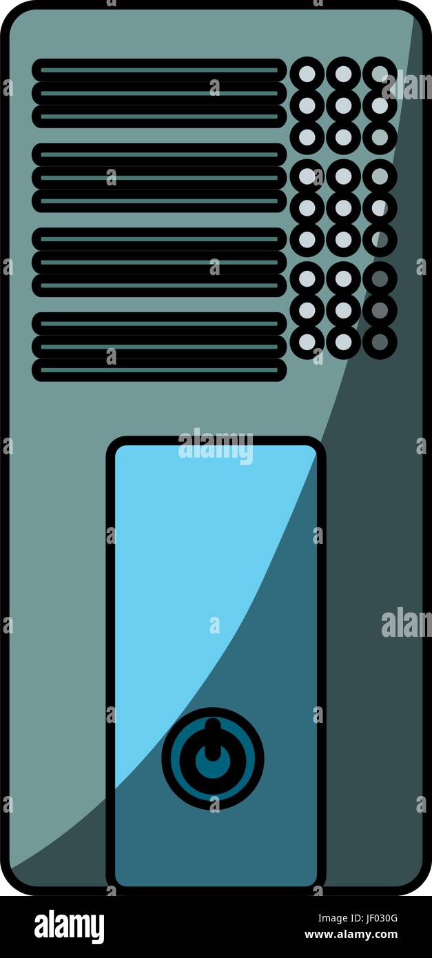 isolated pc tower Stock Vector Image & Art - Alamy