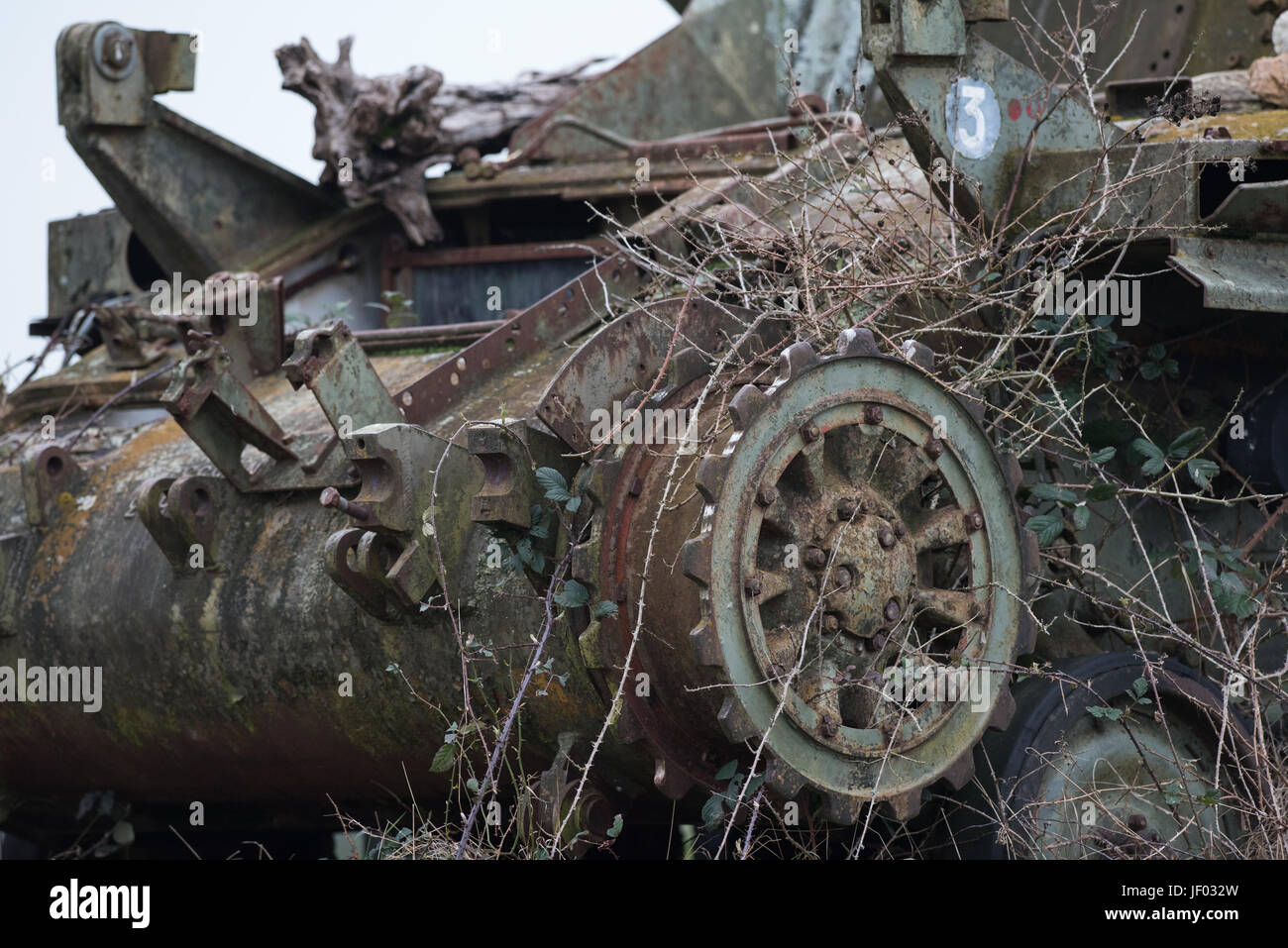 Old rusty army tank hi-res stock photography and images - Alamy