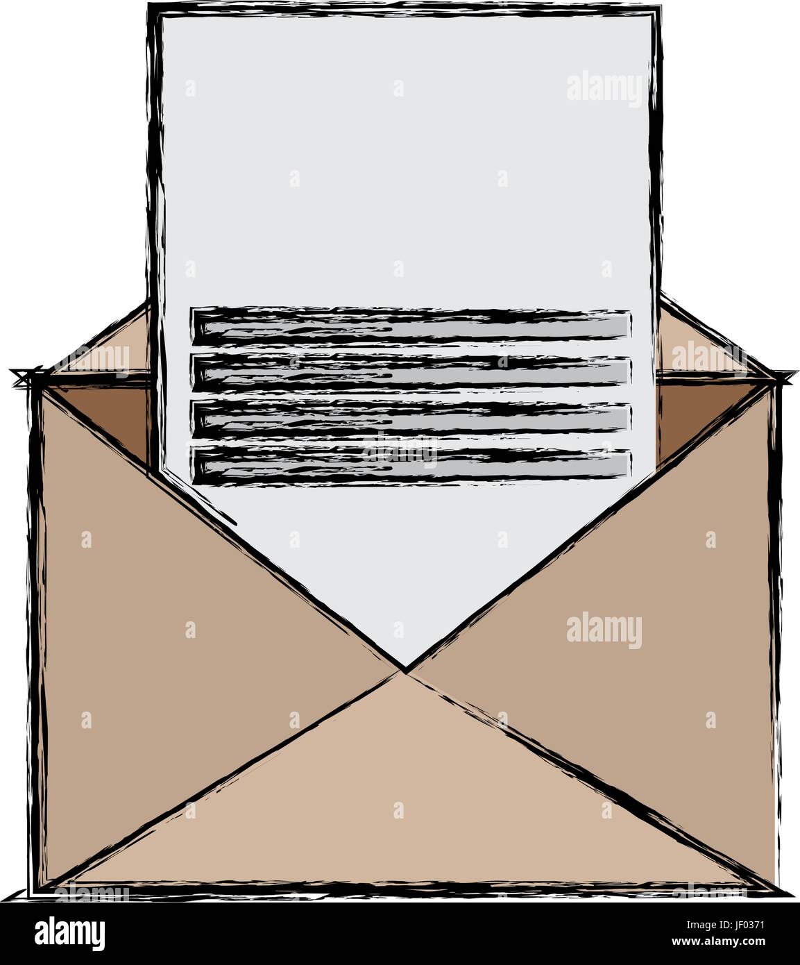 isolated paper envelope Stock Vector Image & Art - Alamy