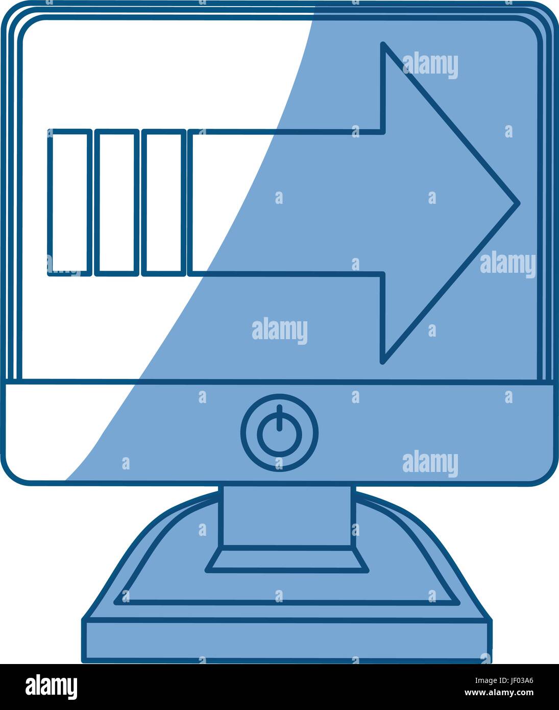 isolated pc screen Stock Vector Image & Art - Alamy