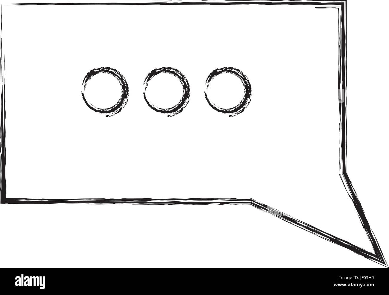 Hello speech bubble isolated Black and White Stock Photos & Images - Alamy