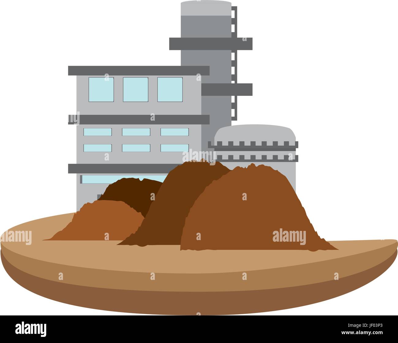 Sand production Stock Vector Images - Alamy