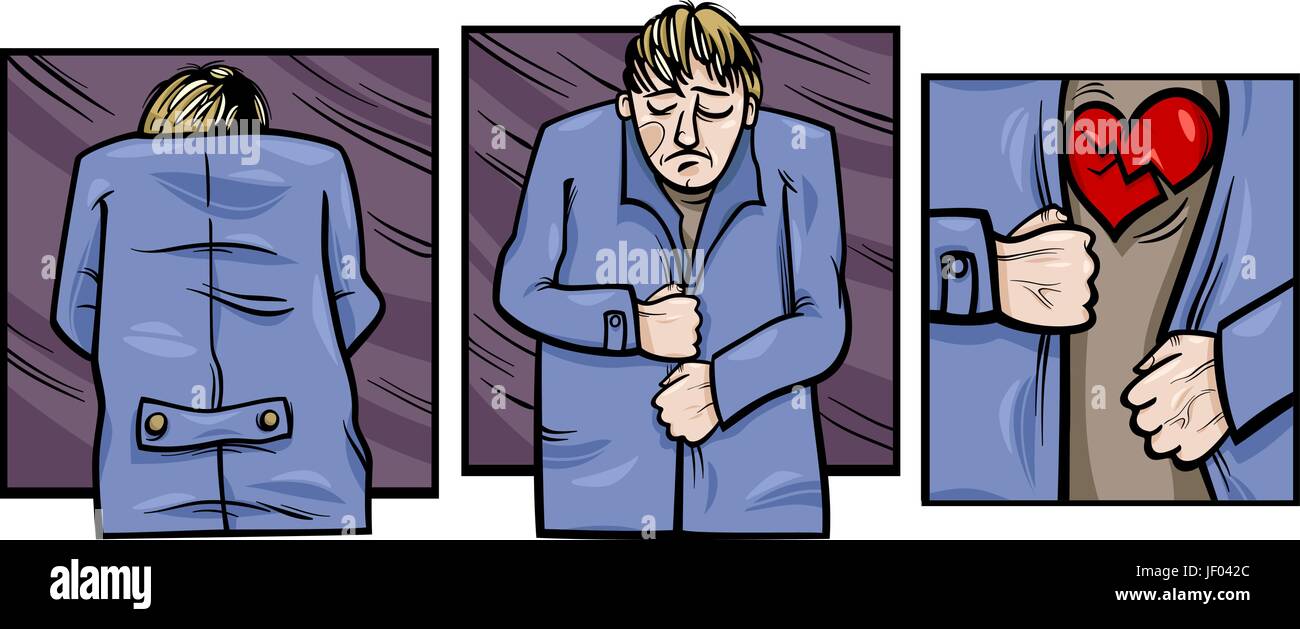 Cartoon disappointed man hi-res stock photography and images - Alamy