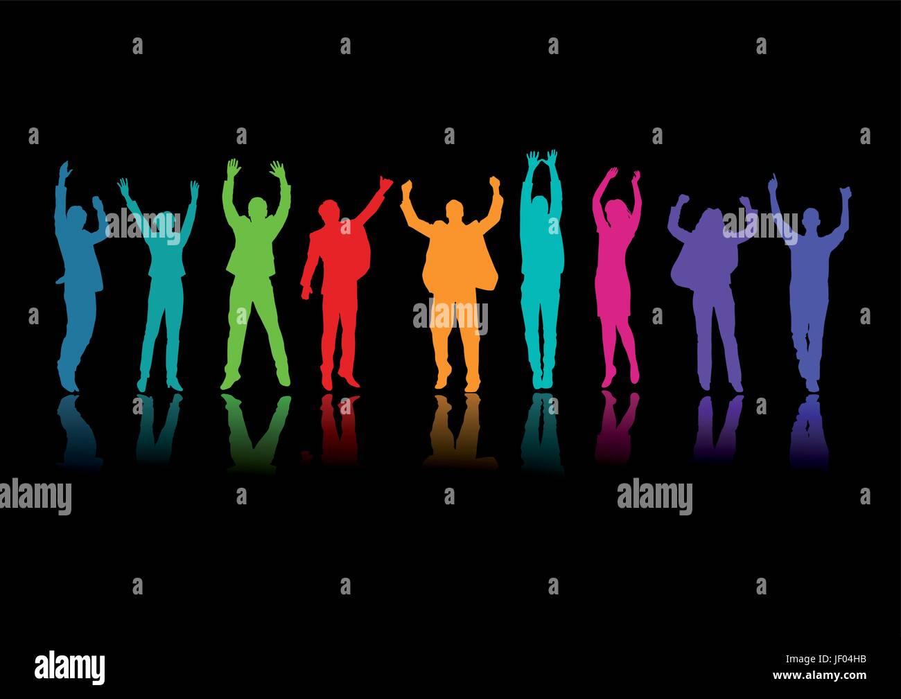 Colourful happening Stock Vector Images - Alamy