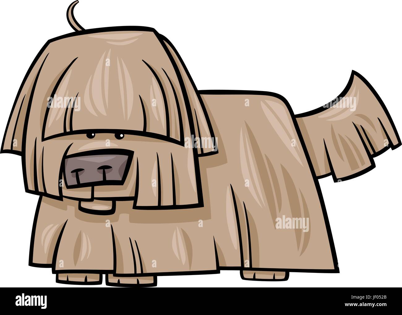 Mongrel dog cartoon illustration hi-res stock photography and images ...
