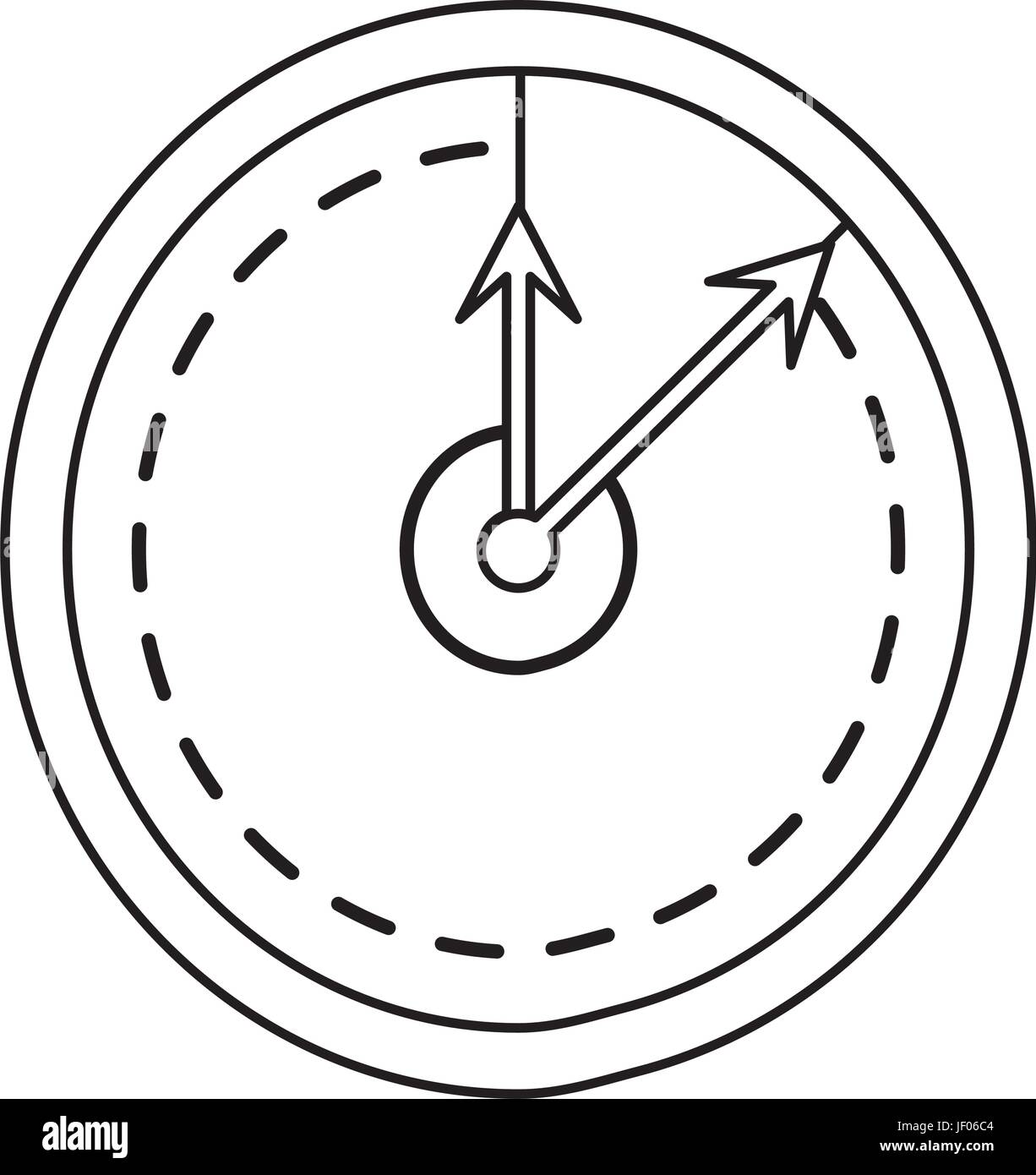 isolated round clock Stock Vector Image & Art - Alamy