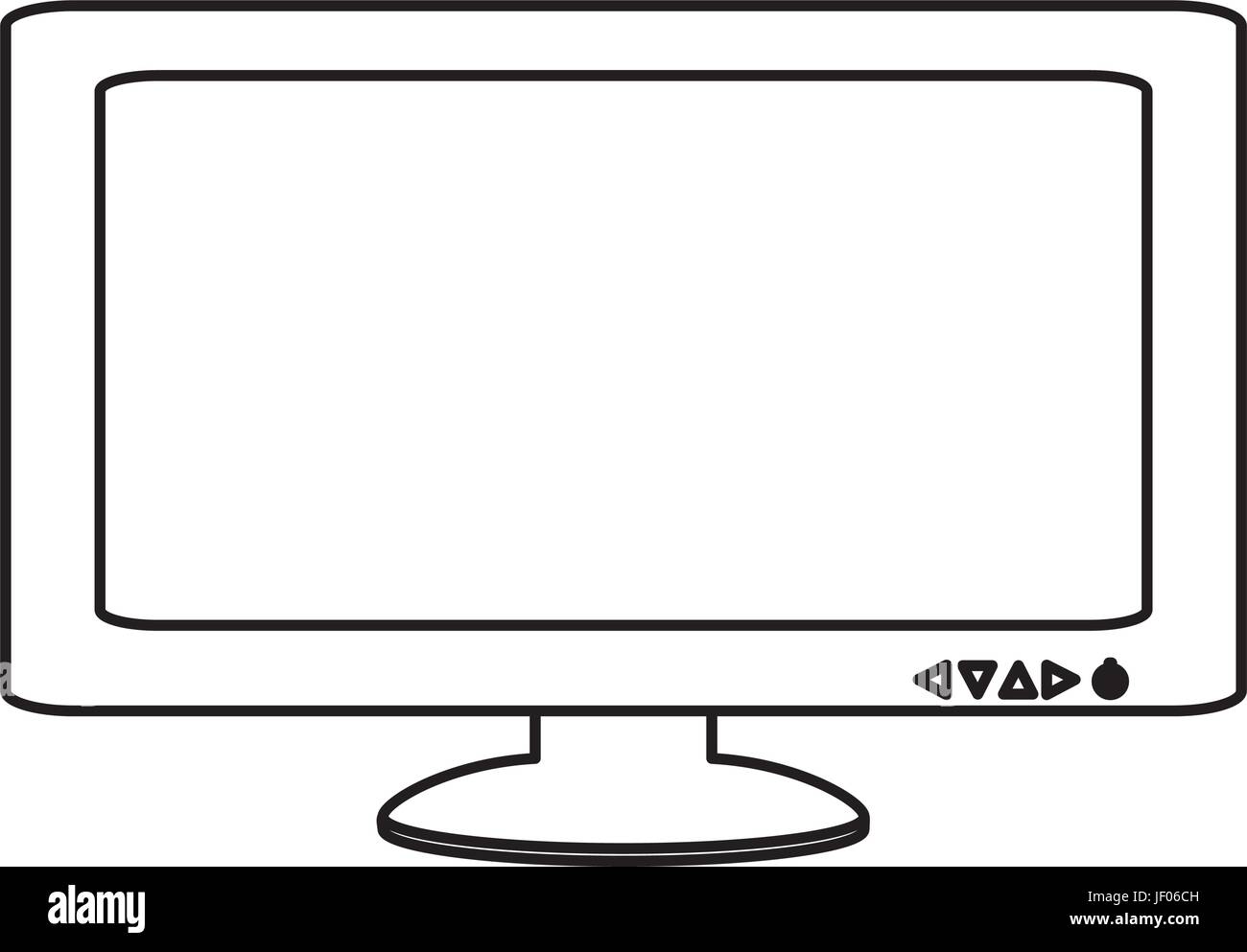 isolated pc screen Stock Vector Image & Art - Alamy