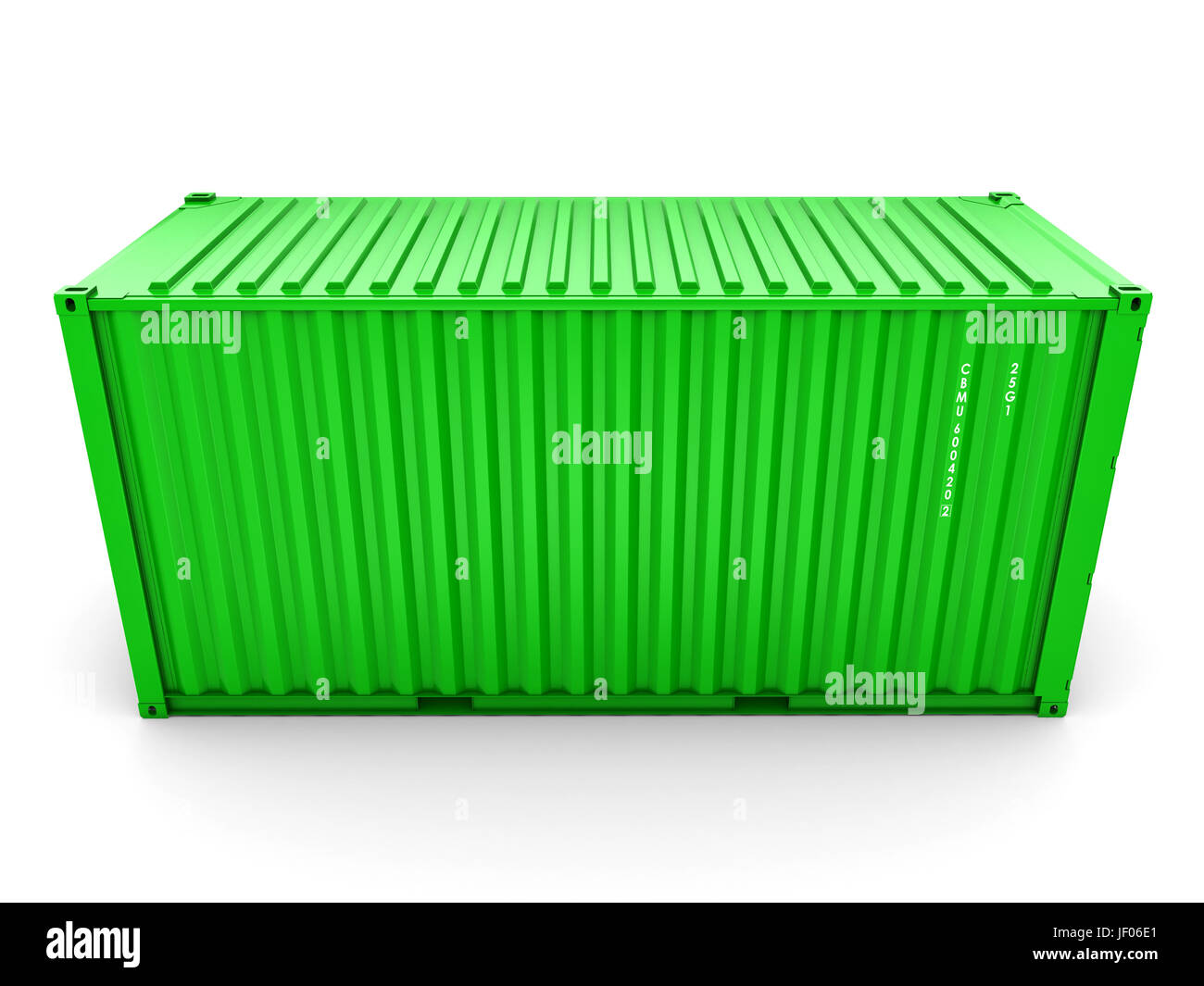 Isolated cargo container Stock Photo - Alamy