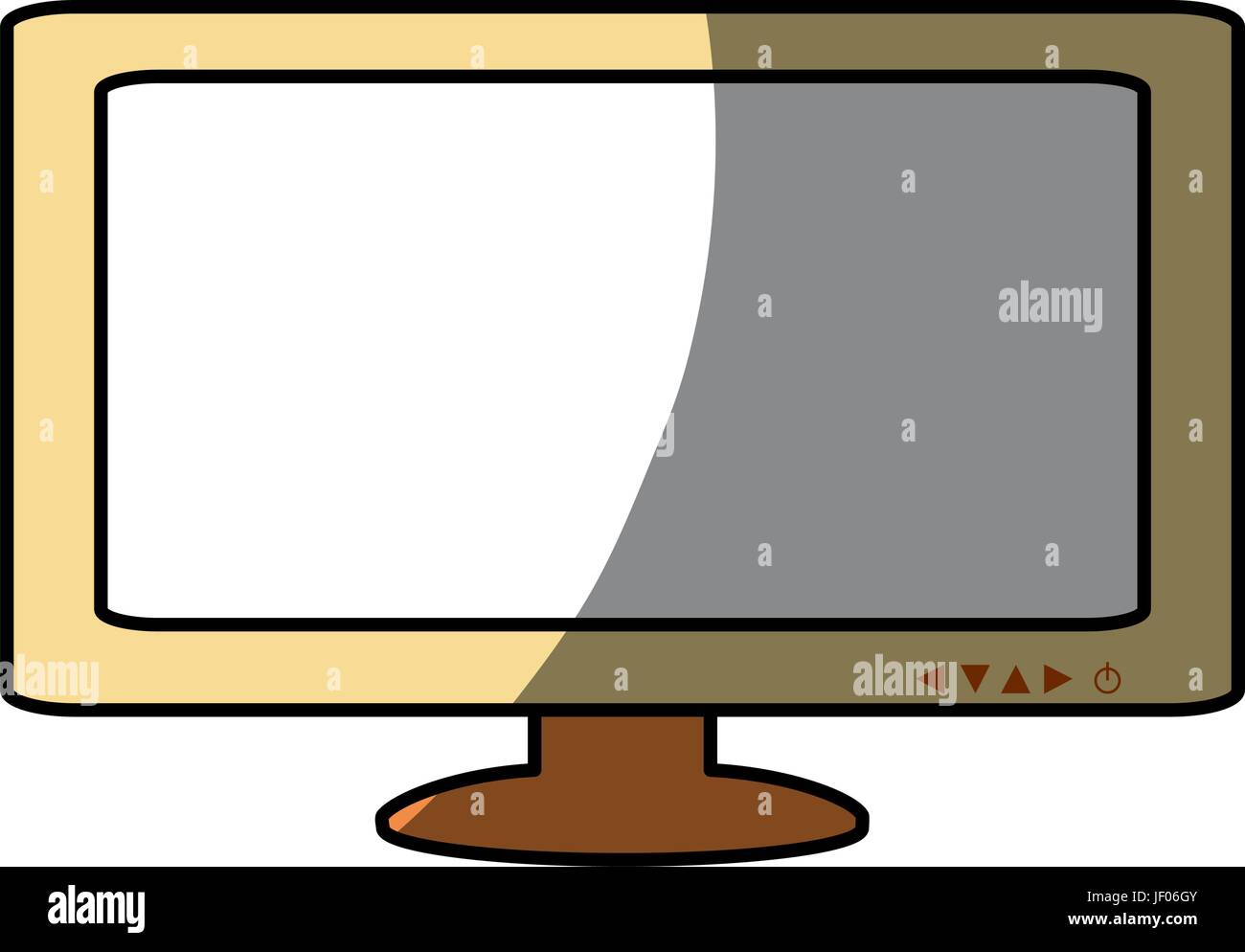 isolated pc screen Stock Vector Image & Art - Alamy