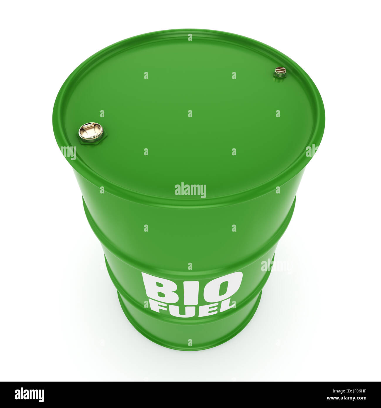 3D rendering barrel of biofuels Stock Photo - Alamy