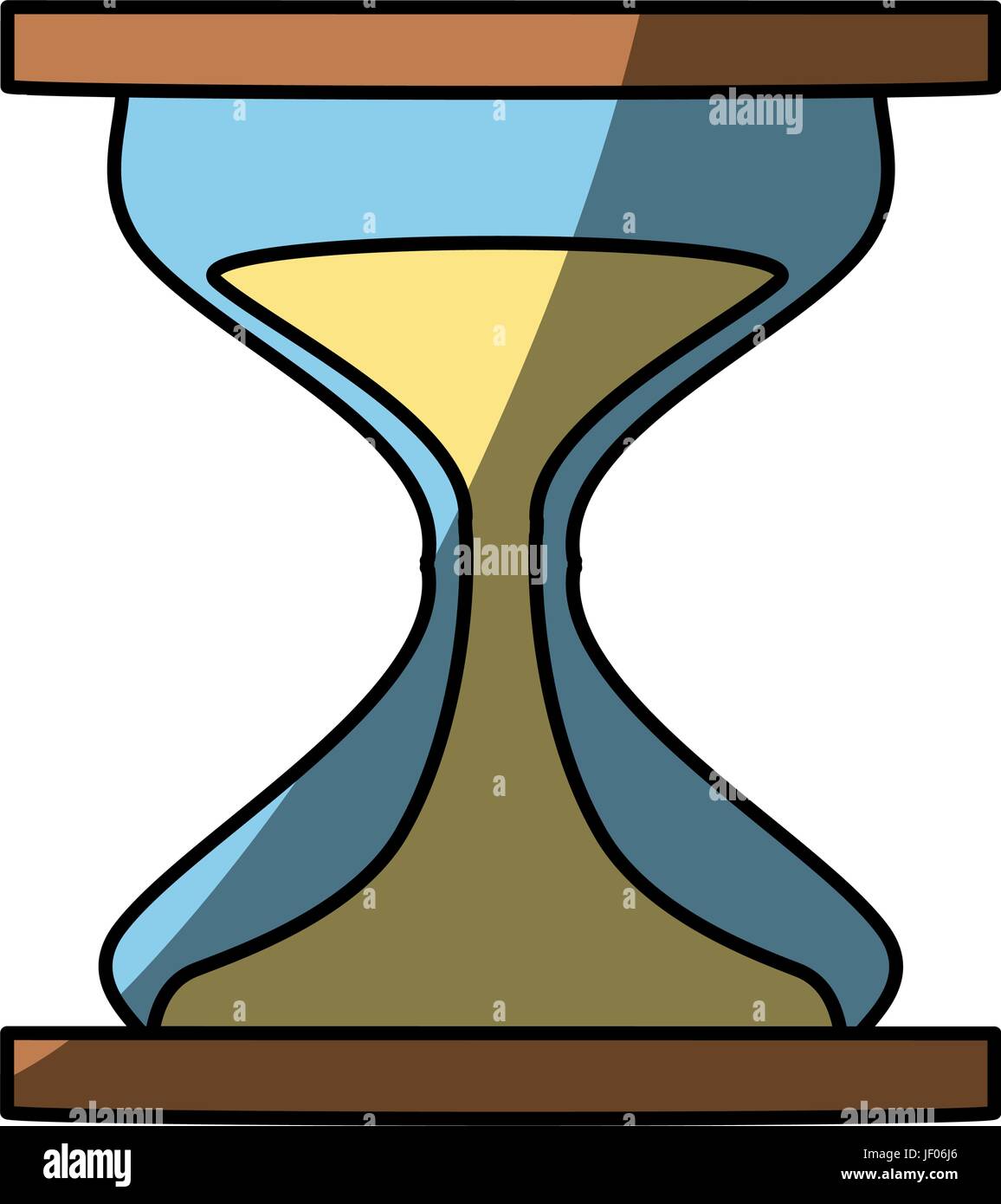 isolated cute sand watch Stock Vector Image & Art - Alamy