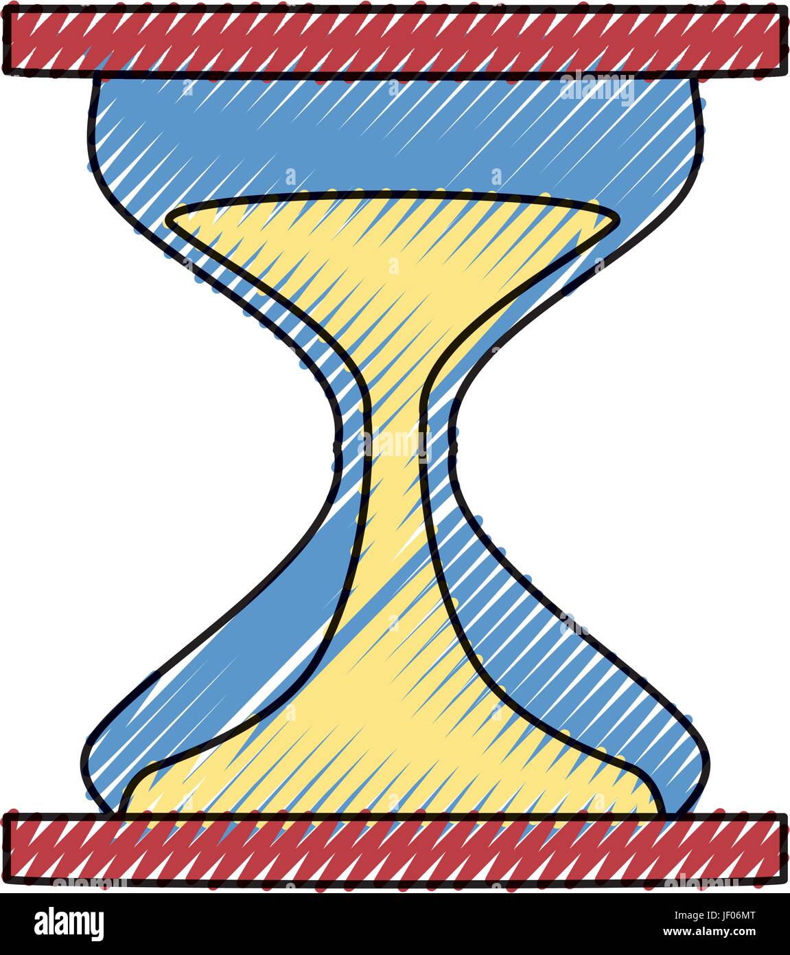 isolated cute sand watch Stock Vector Image & Art - Alamy
