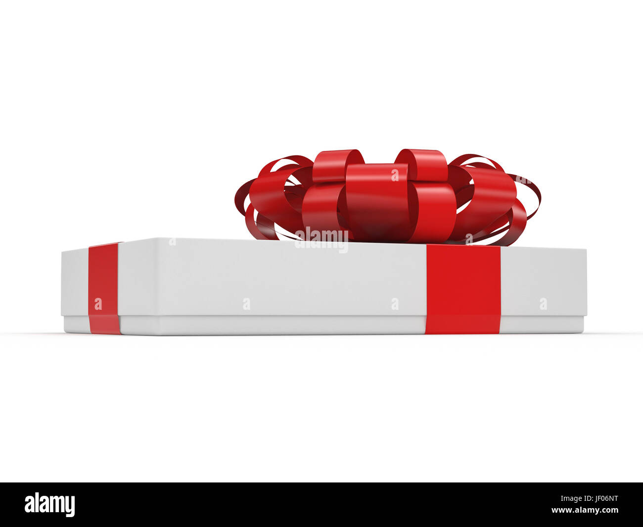 White gift box Stock Photo - Alamy