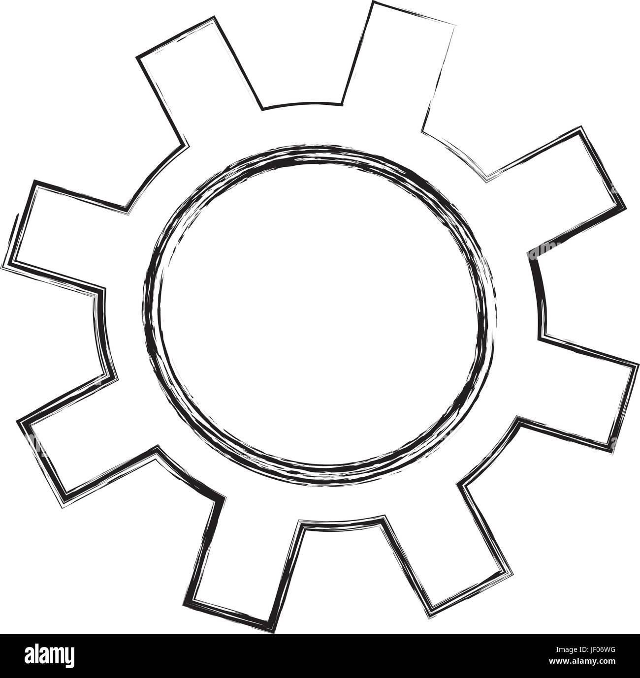 isolated gear tool Stock Vector Image & Art - Alamy