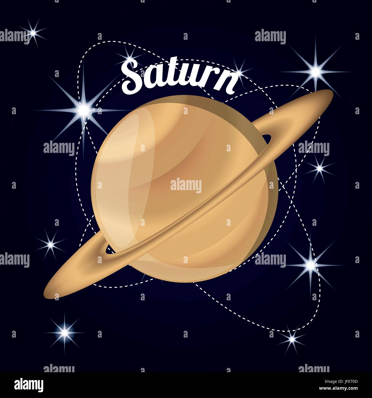saturn planet in the solar system creation Stock Vector Image & Art - Alamy